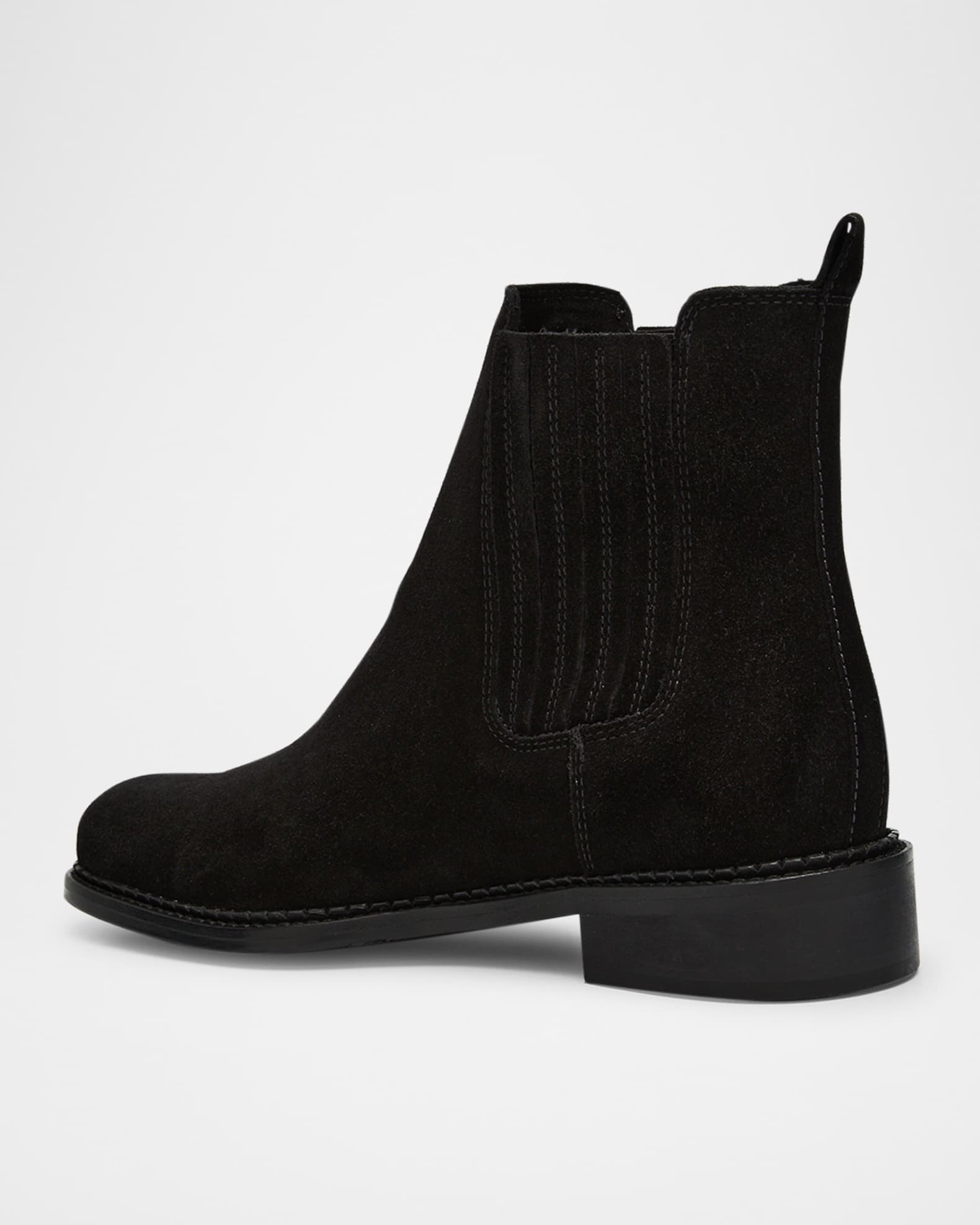La Canadienne Seraphina Suede Chelsea Ankle Booties | Neiman Marcus