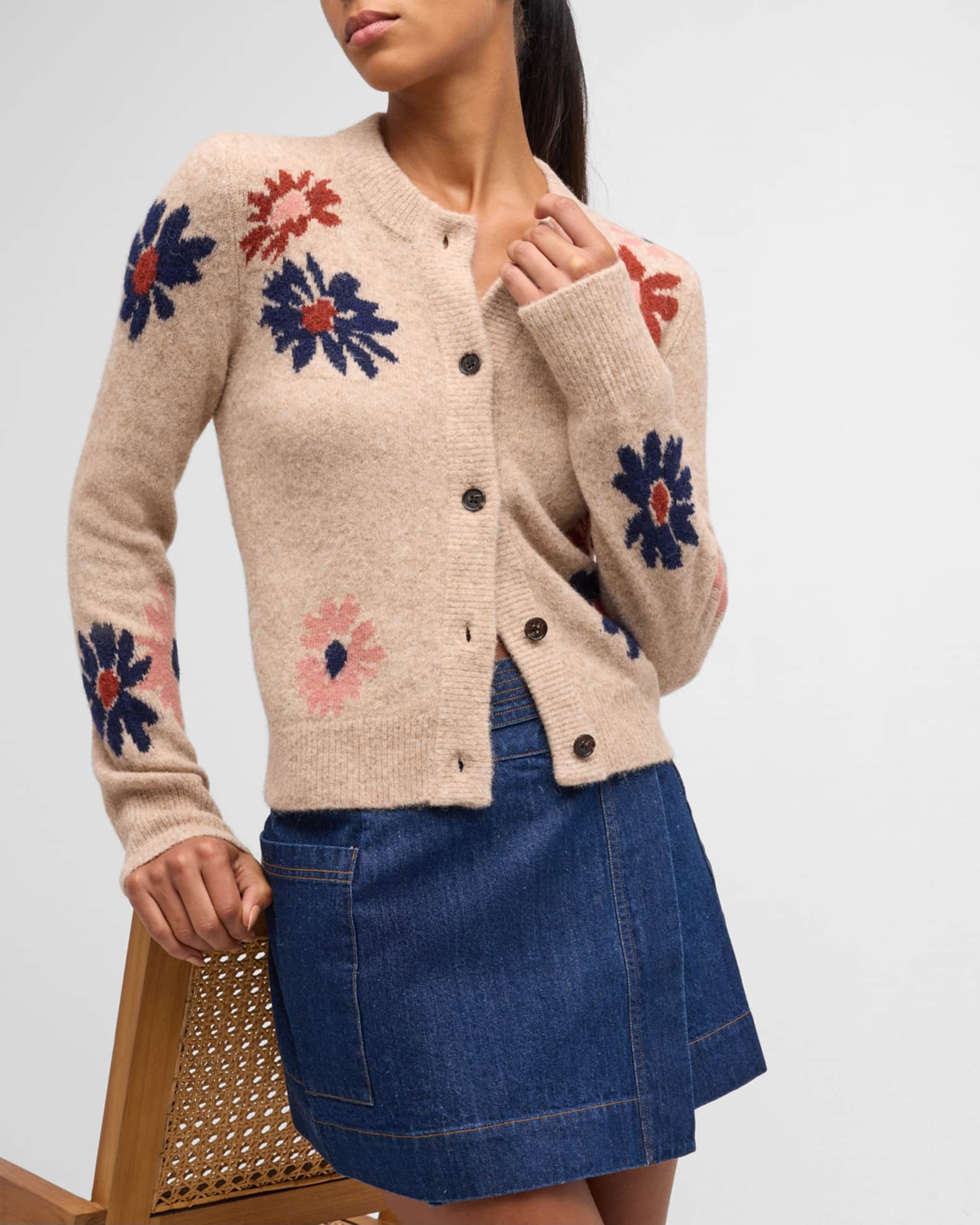 Rails Millie Floral Cardigan | Neiman Marcus