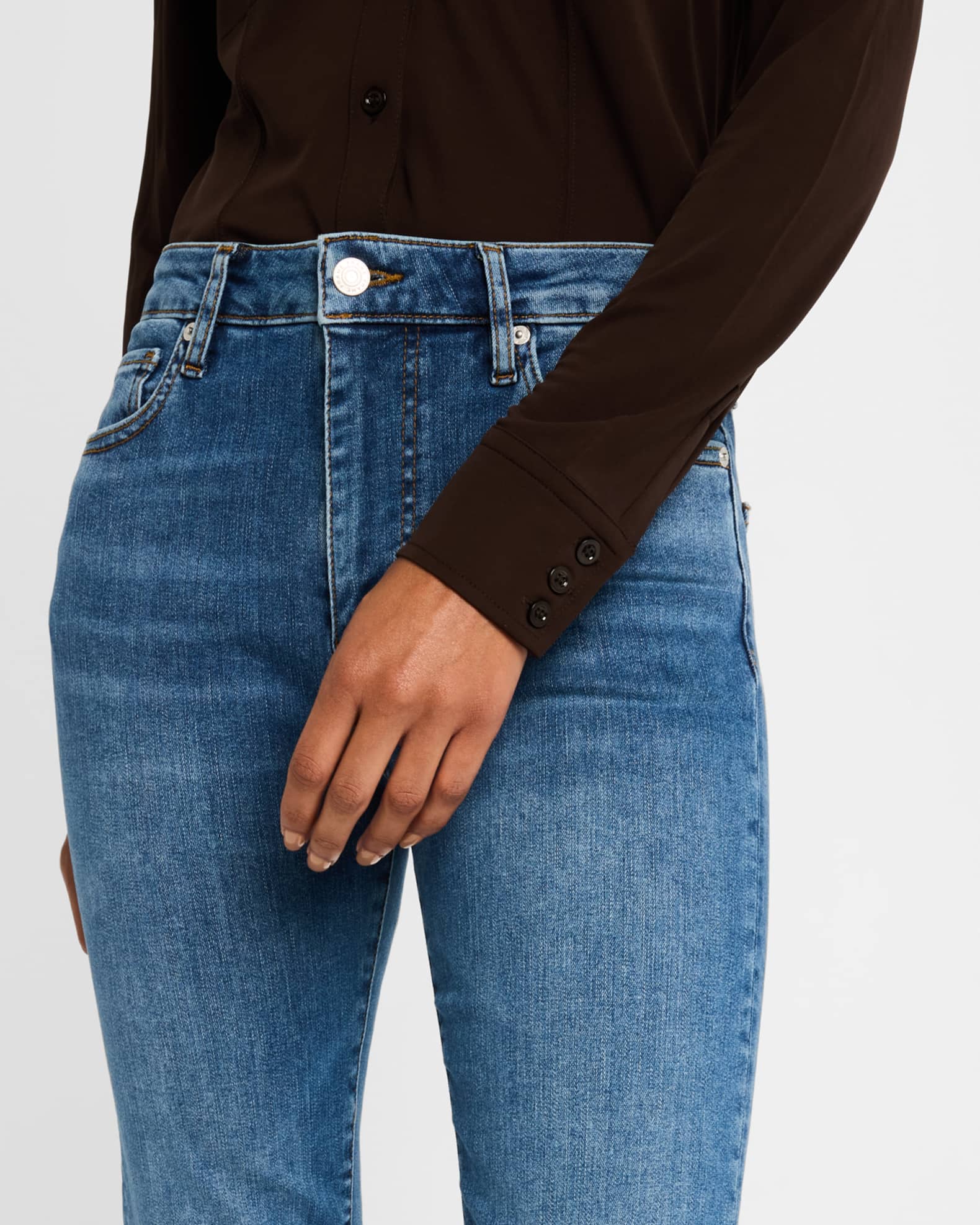 FRAME Le Crop Mini Boot Jeans | Neiman Marcus