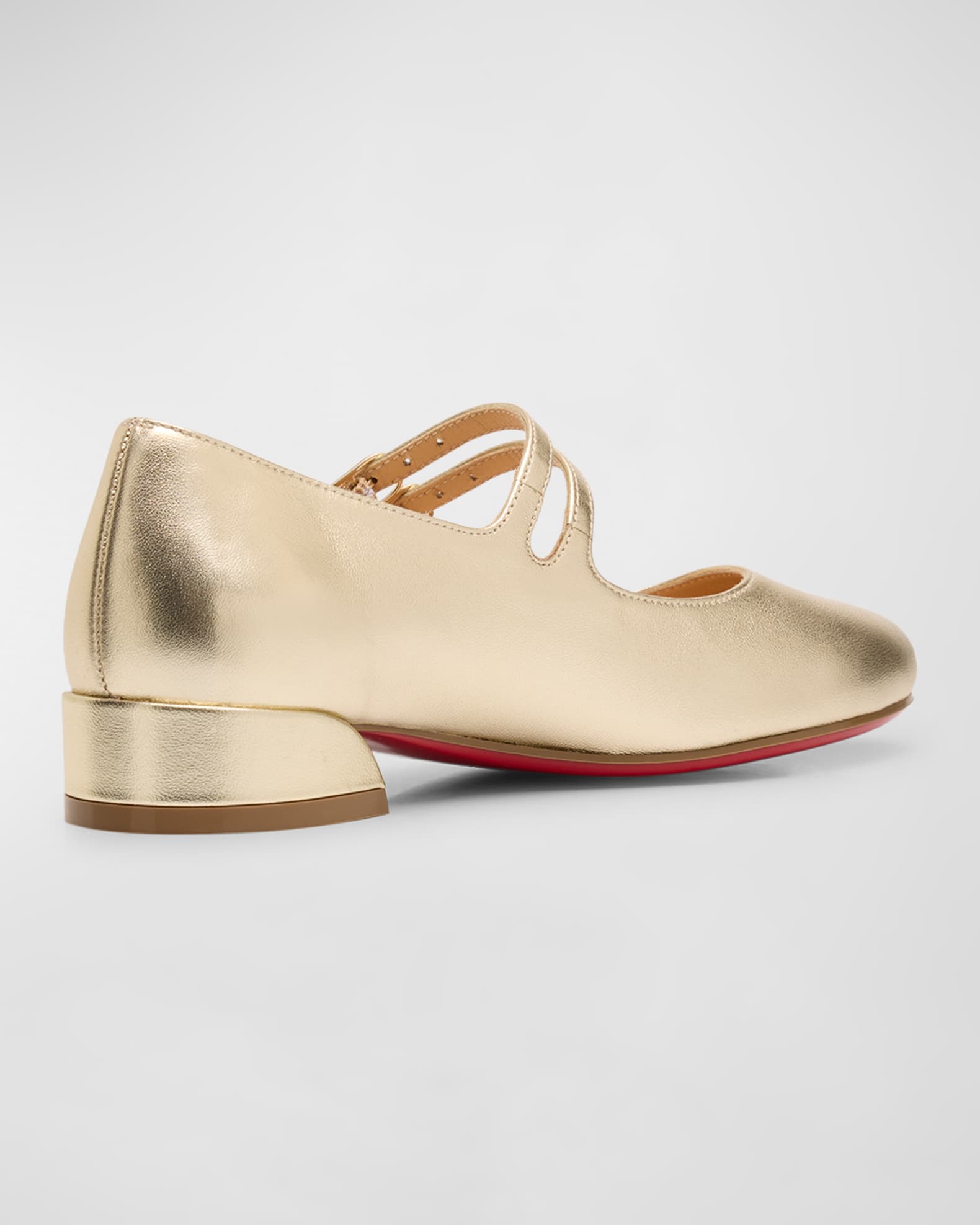Christian Louboutin Girl's Jane Patent Leather Ballerina Shoes ...