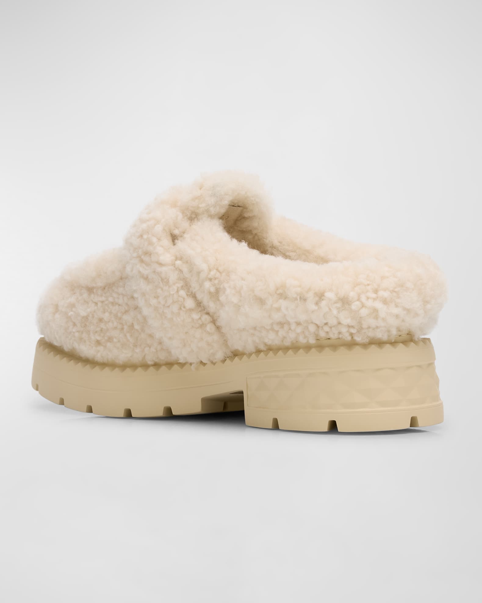 Jimmy Choo Shea Shearling Loafer Mules | Neiman Marcus