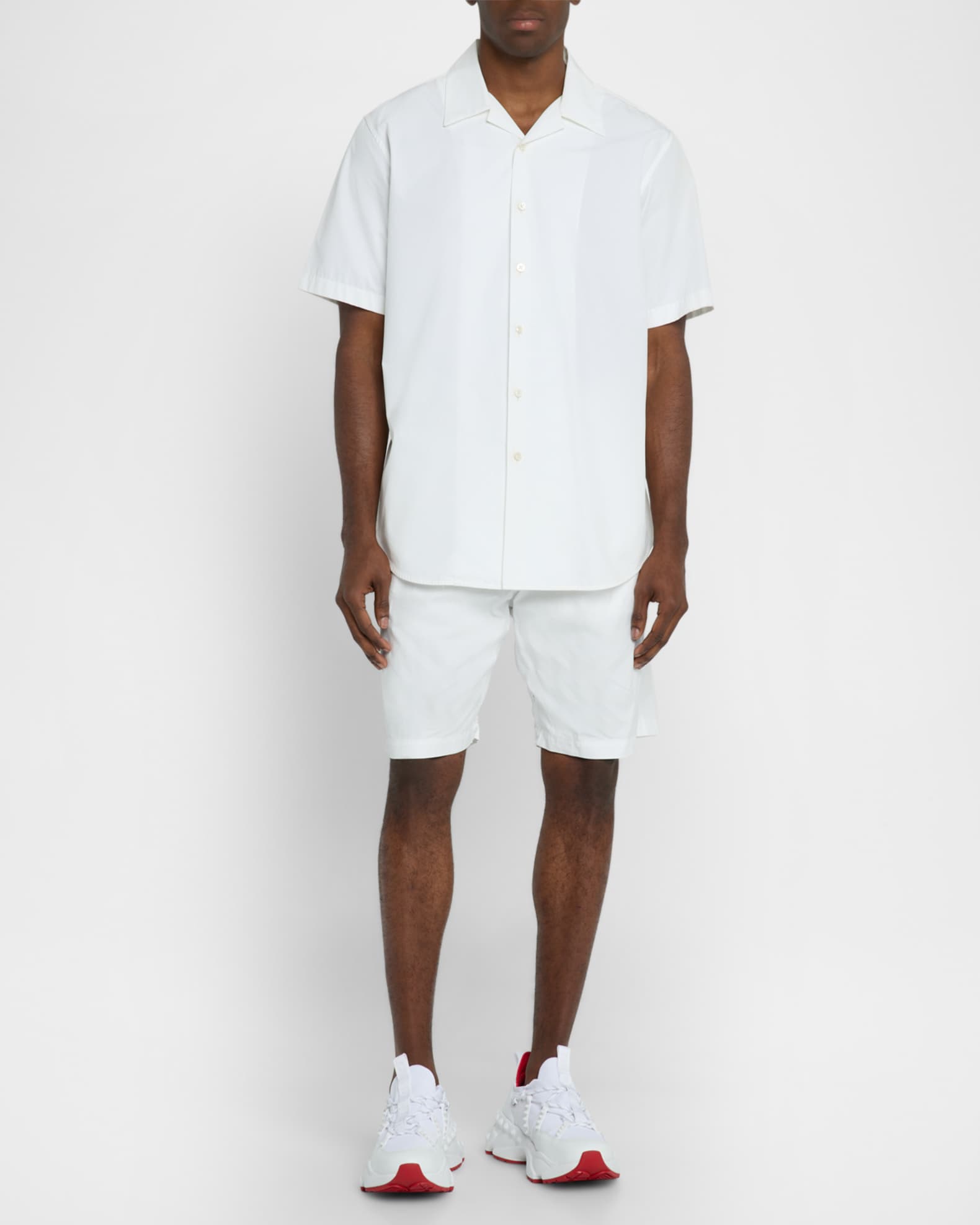 Christian Louboutin Men's Trailnrun Knit Runner Sneakers | Neiman Marcus