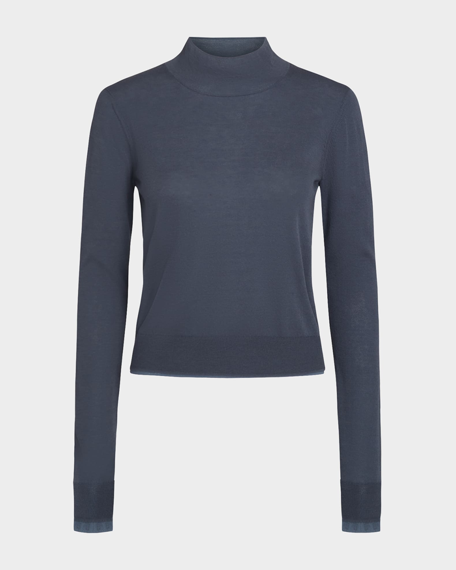 Vince Double-Layer Turtleneck T-Shirt | Neiman Marcus