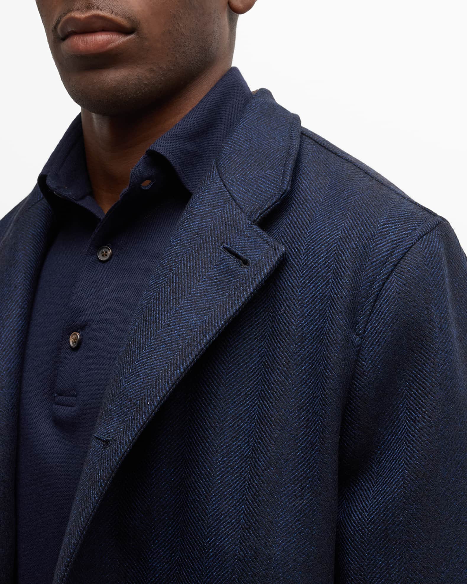 Baldassari Men's Wool Double-Face Jacket | Neiman Marcus