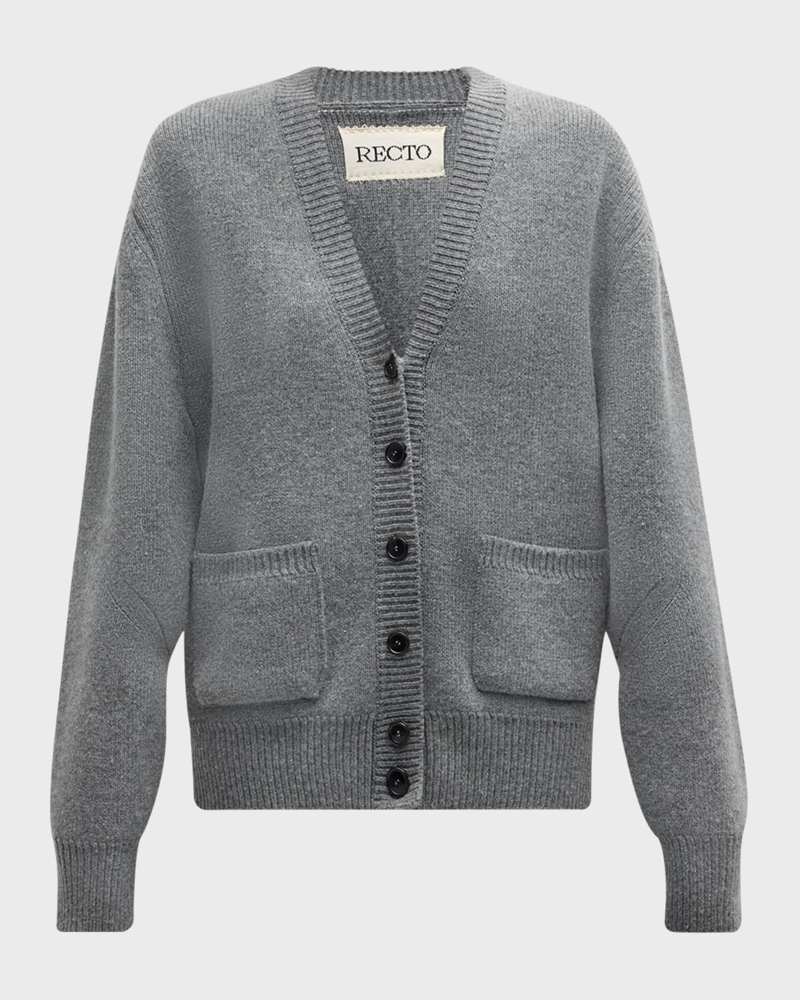 RECTO Ruth Compact-Knit Melange Cardigan | Neiman Marcus