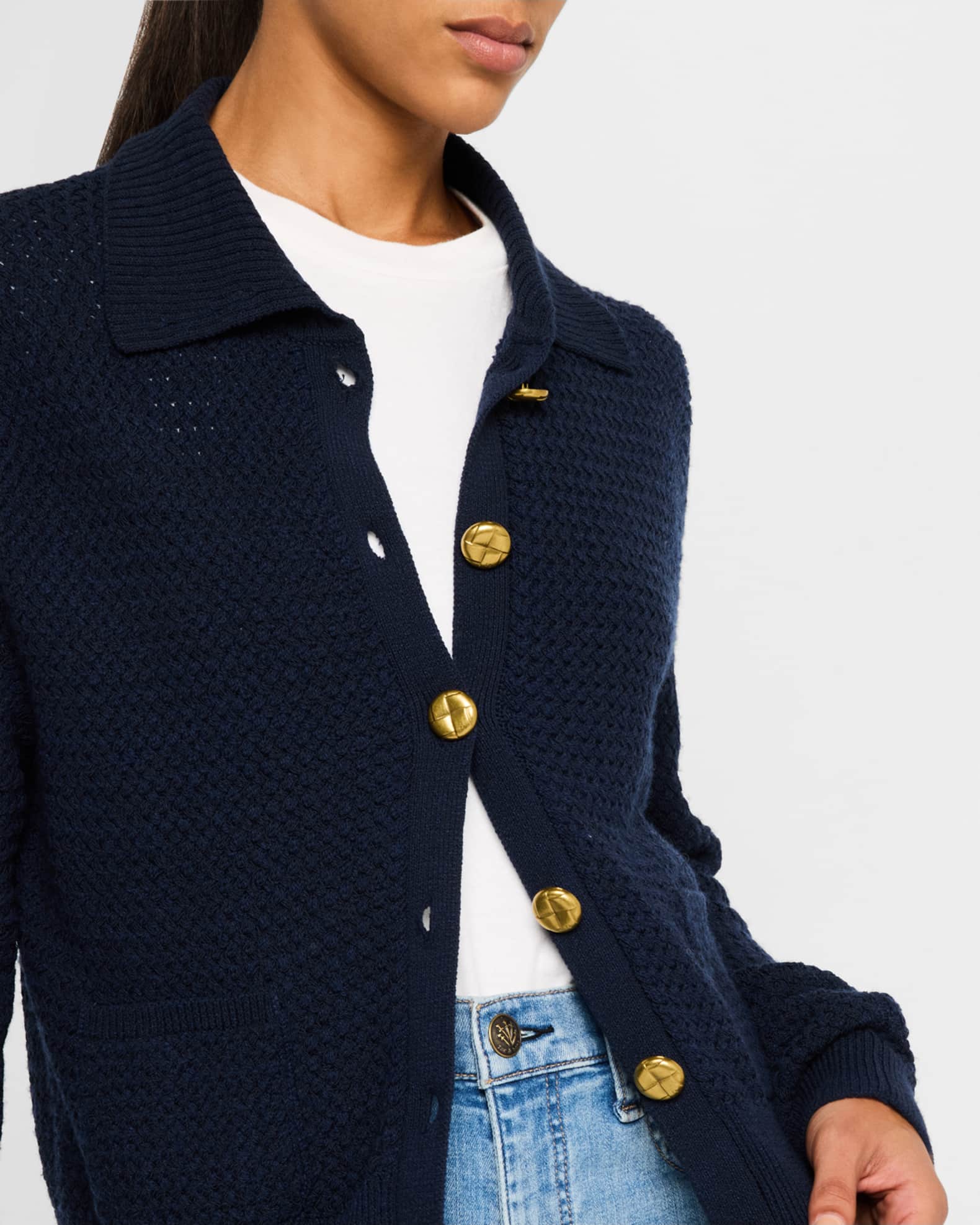 Rag & Bone Jax Collared Cardigan | Neiman Marcus