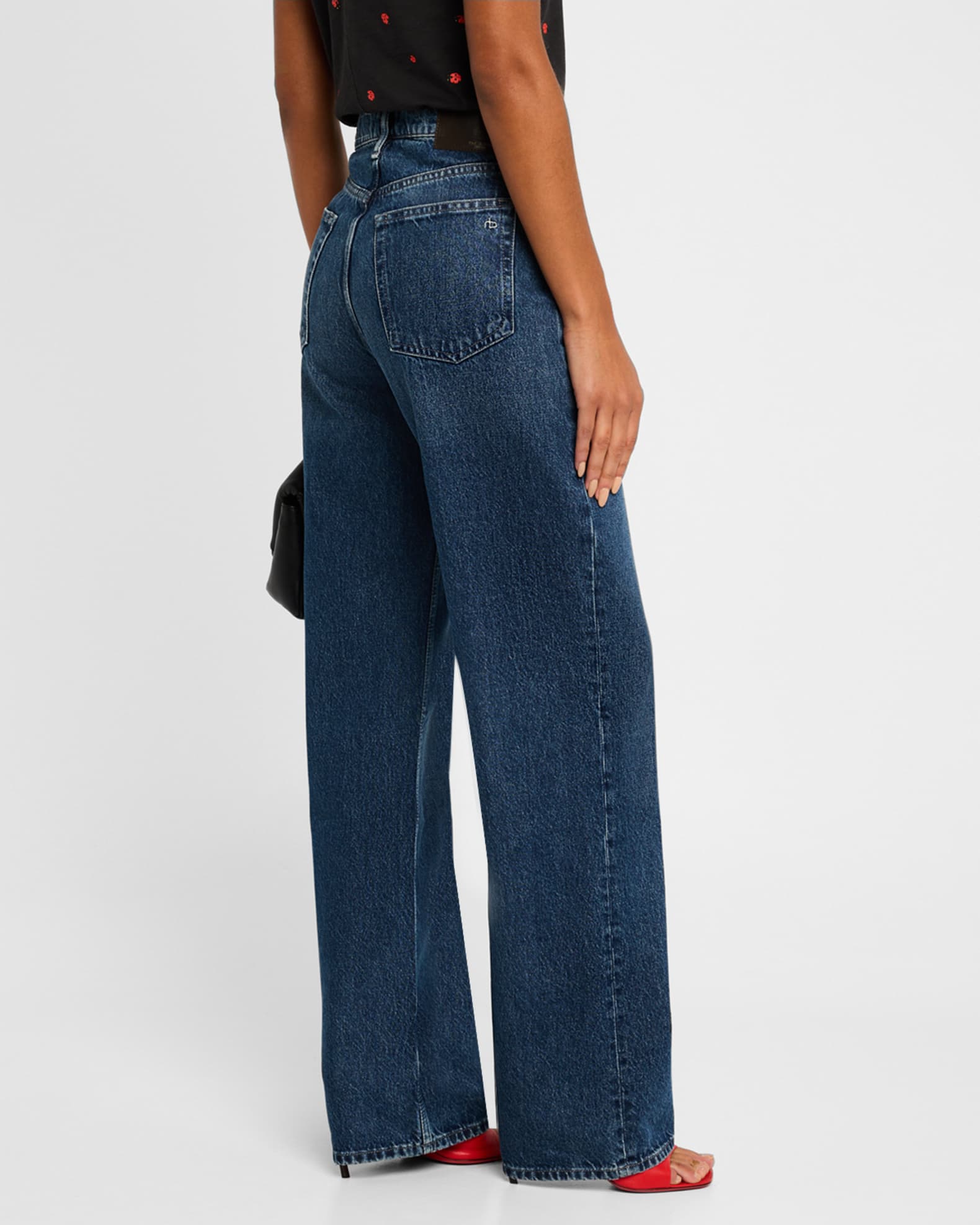 Rag & Bone Shea High-Rise Relaxed Straight Jeans | Neiman Marcus