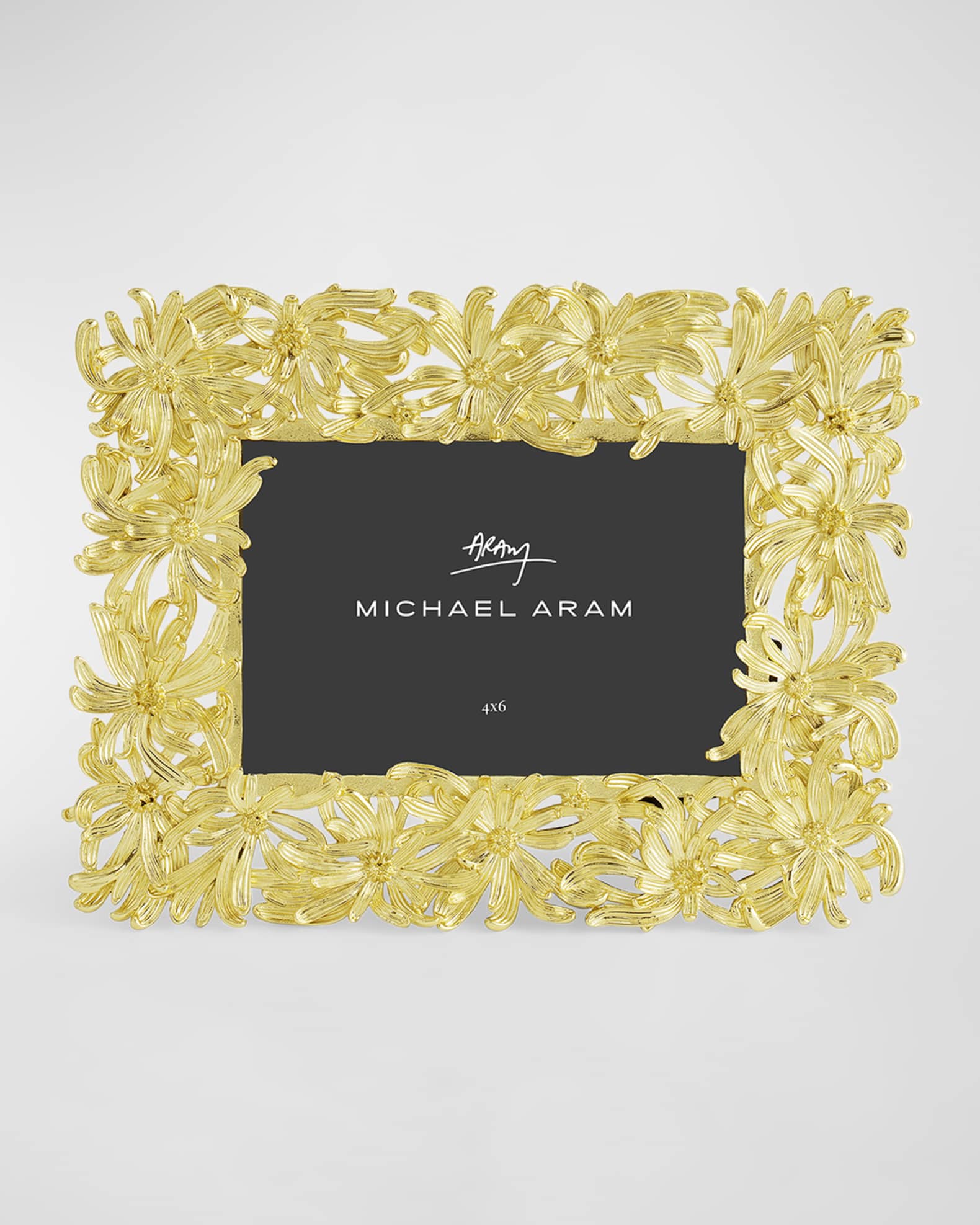 Michael Aram Dahlia Picture Frame, 4" x 6" | Neiman Marcus