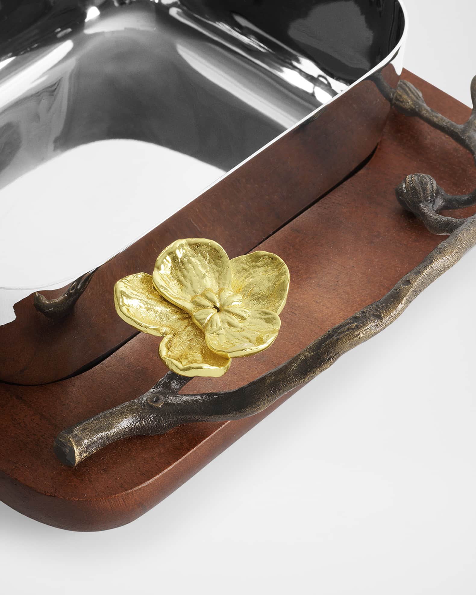 Michael Aram Gold Orchid Triple Dishes | Neiman Marcus