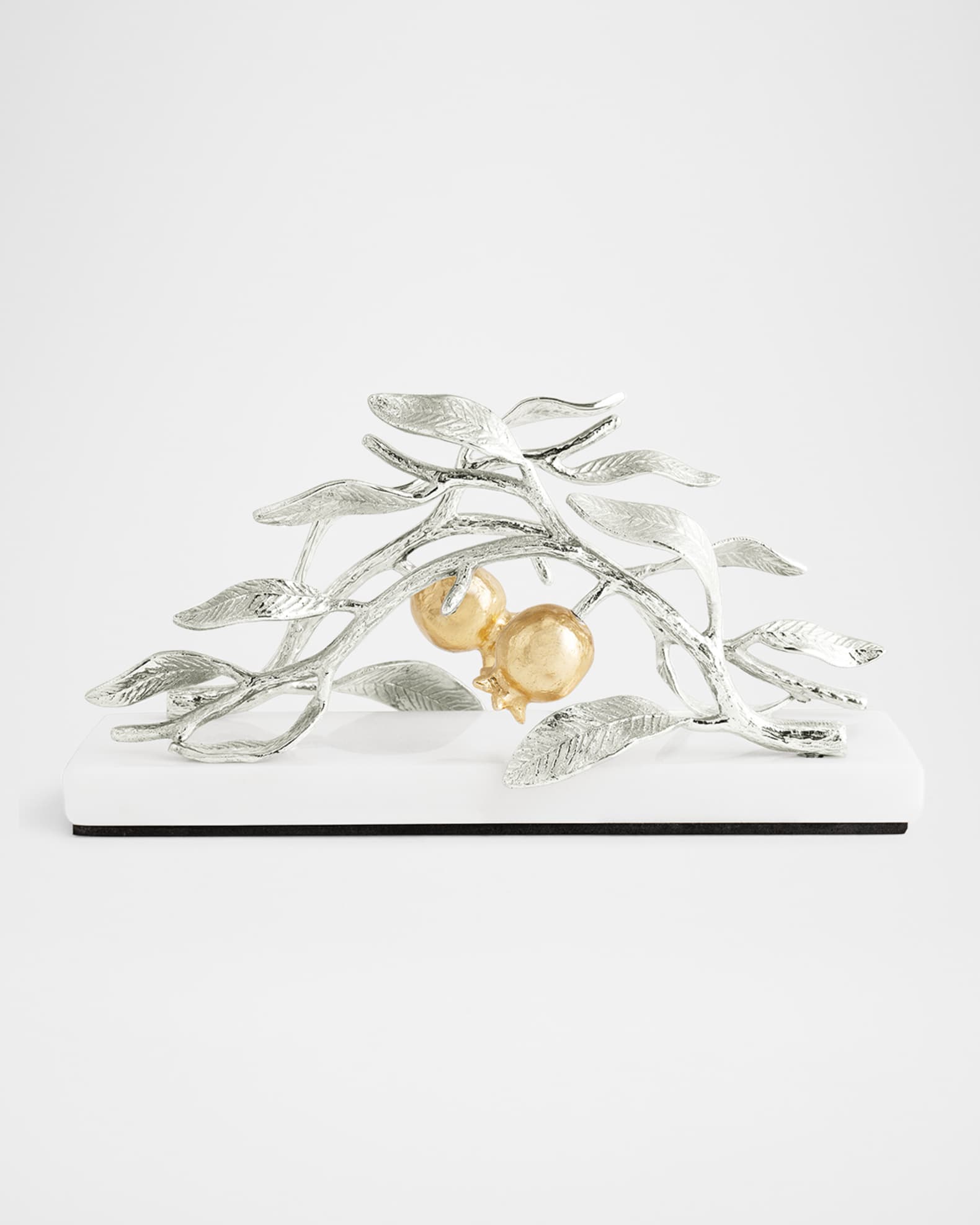 Michael Aram Pomegranate Silver & Gold Vertical Napkin Holder | Neiman ...