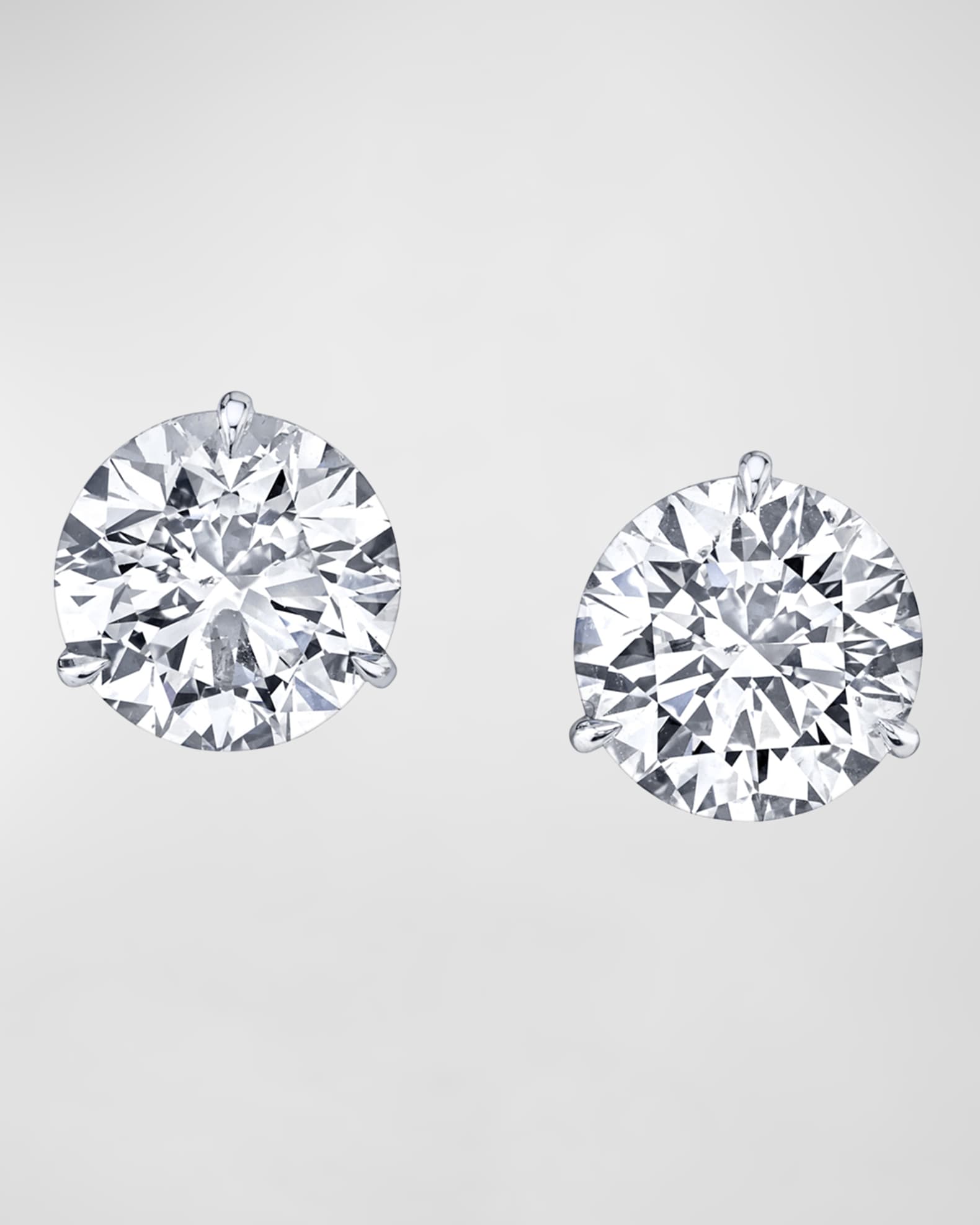 Neiman Marcus Diamonds x Christina Adamo 18K White Gold 3-Prong Diamond ...