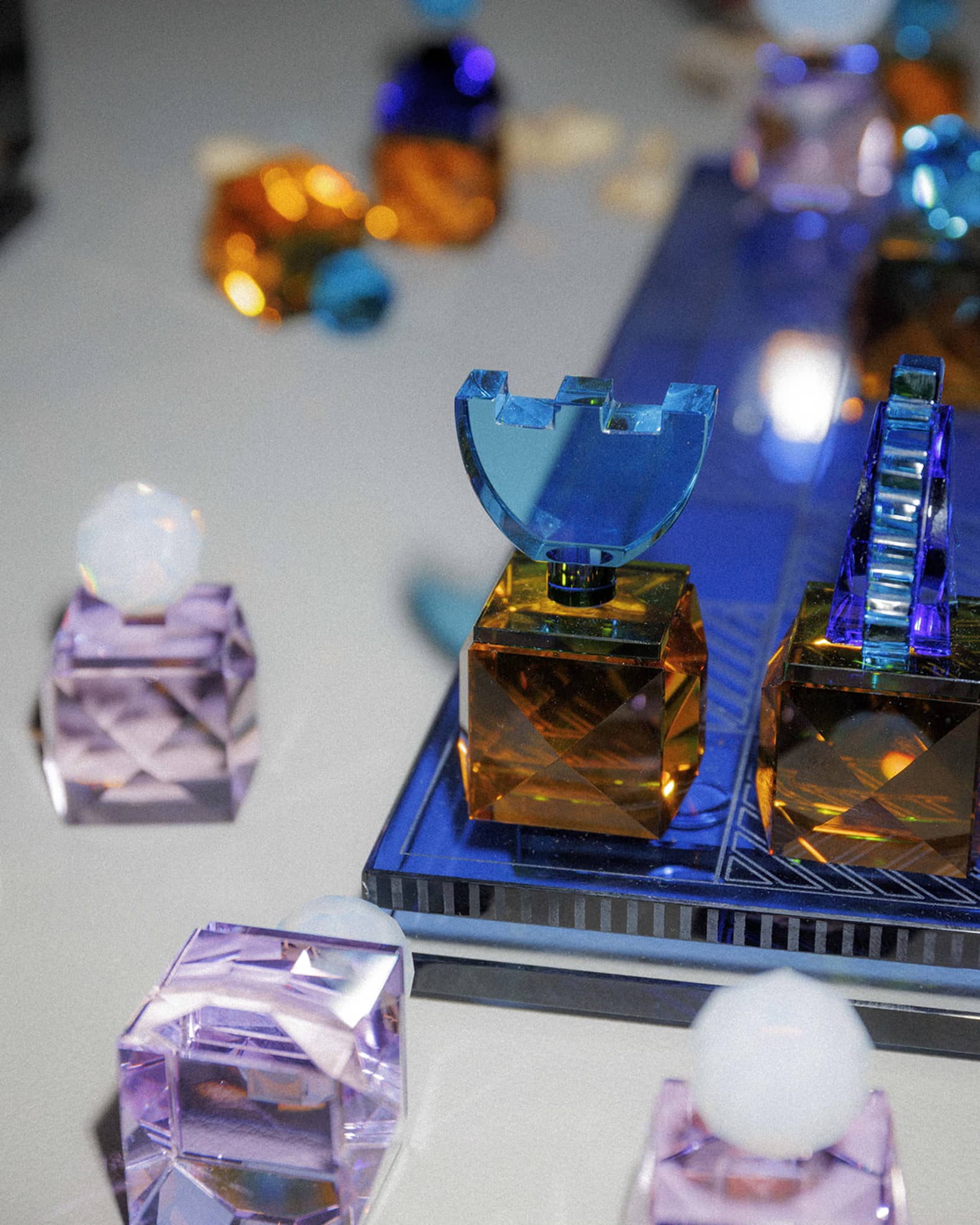 Reflections Copenhagen Crystal Chess Set | Neiman Marcus