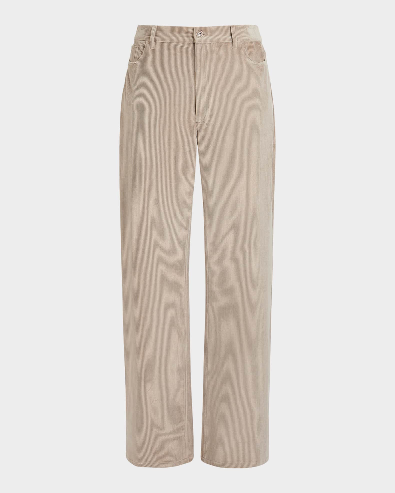 Marina Rinaldi Plus Size Oregon Straight-Leg Corduroy Pants | Neiman Marcus
