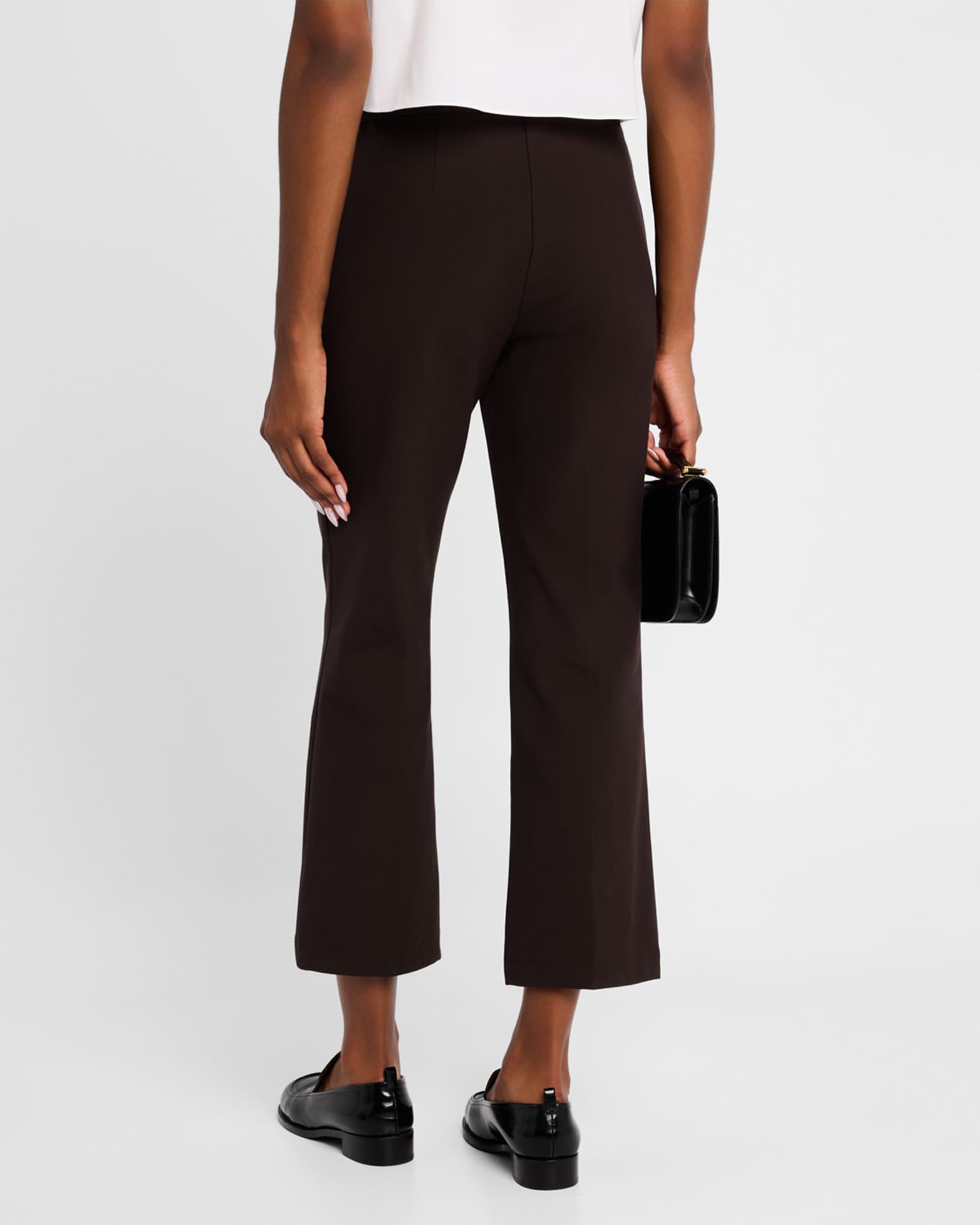 Theory Bistretch Cotton Twill Kick Pants | Neiman Marcus