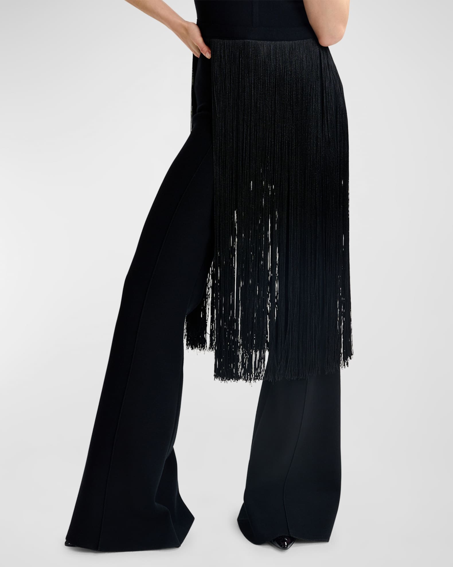 Essentiel Antwerp Gattitude Flared Knit Pants | Neiman Marcus