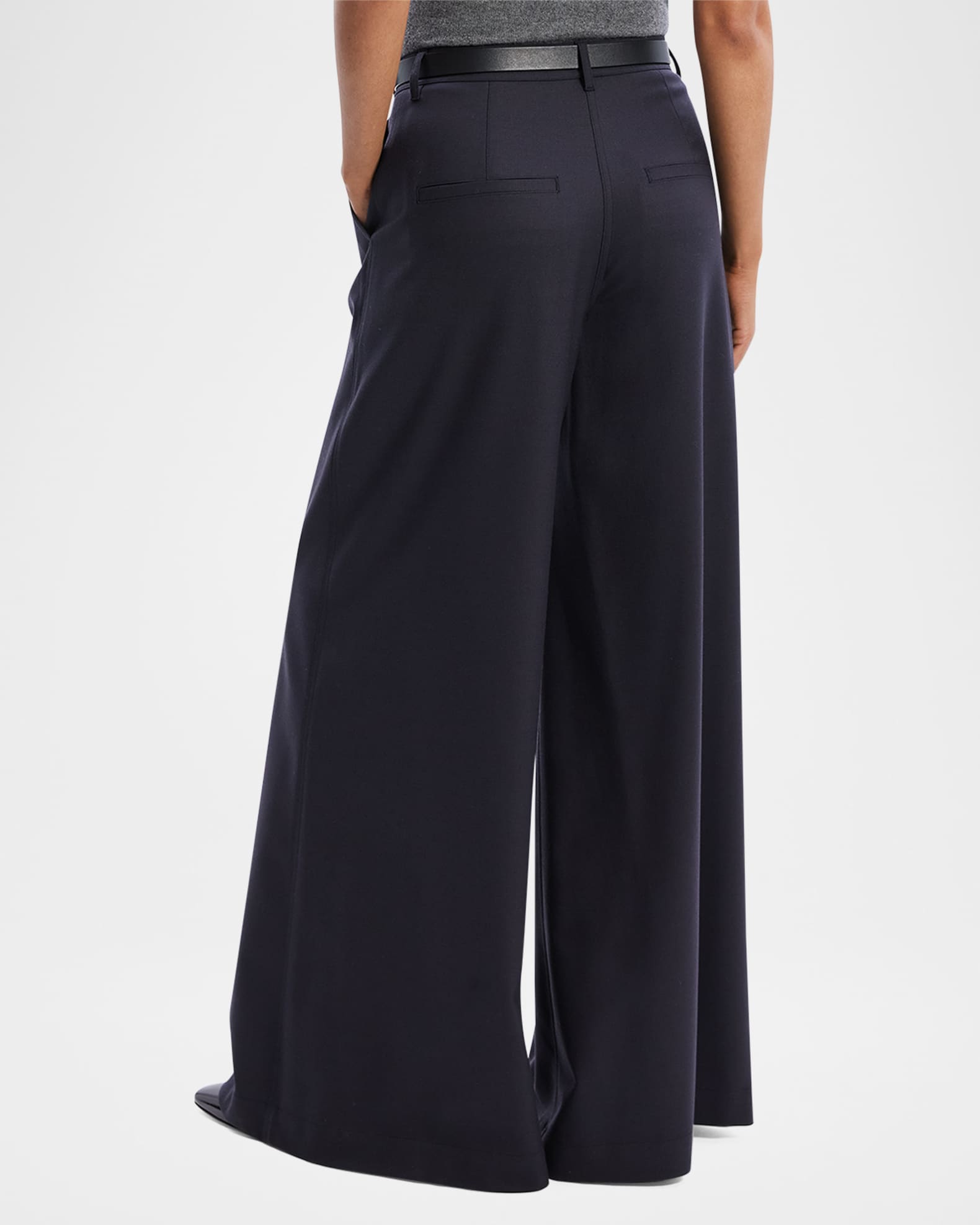 Flannel Super Wide Pants | Neiman Marcus
