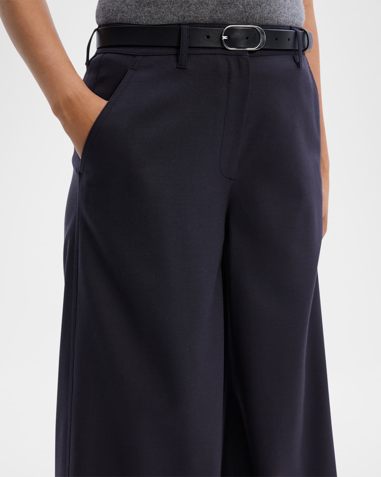 Flannel Super Wide Pants | Neiman Marcus