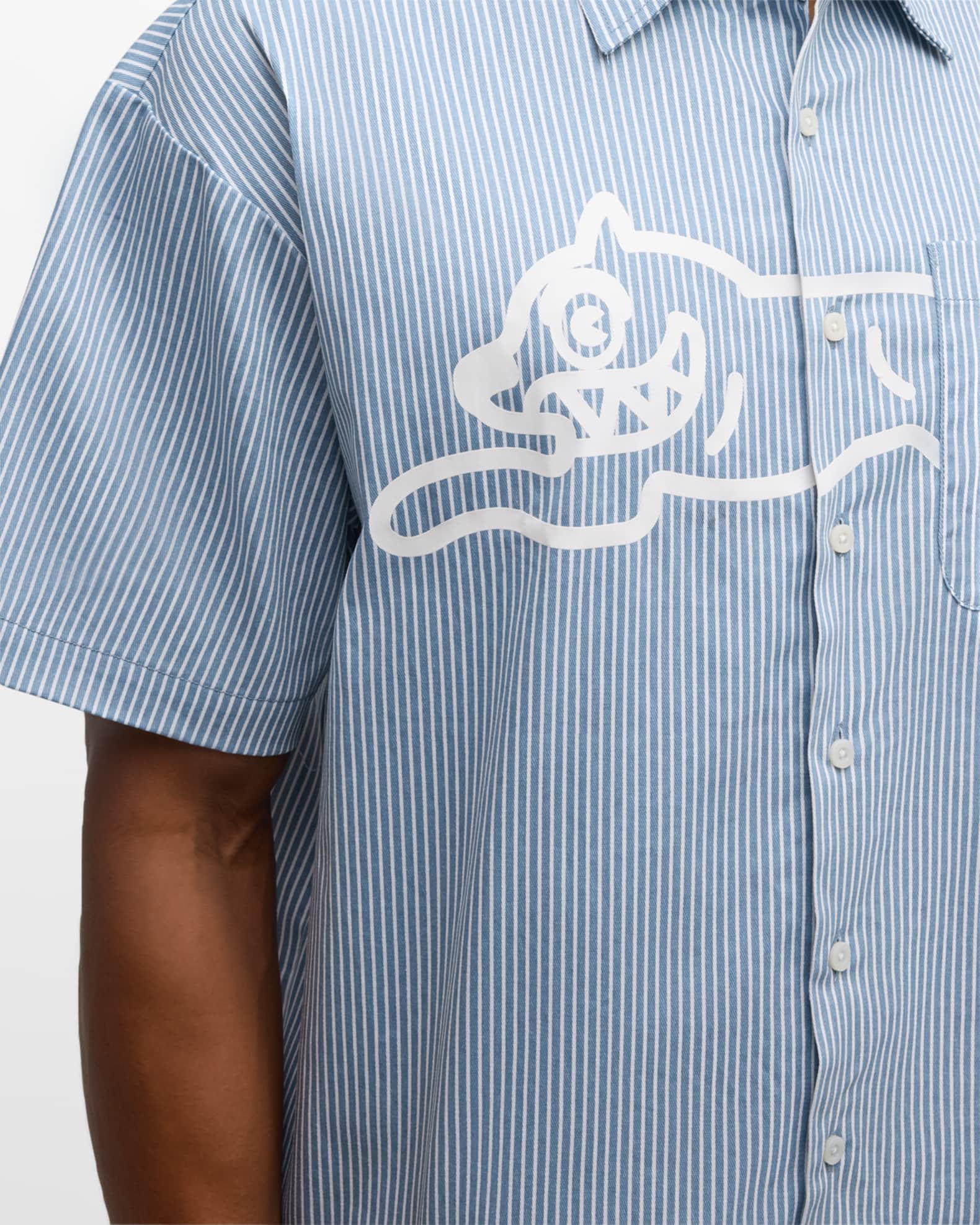 ICECREAM Men's Arcade Striped Sport Shirt | Neiman Marcus