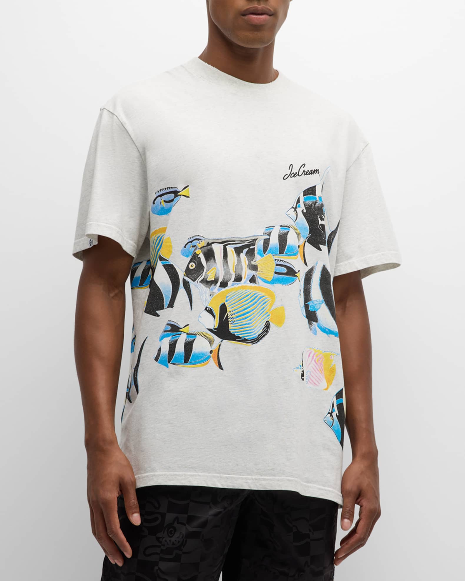 ICECREAM Men's Fish Scale T-Shirt | Neiman Marcus