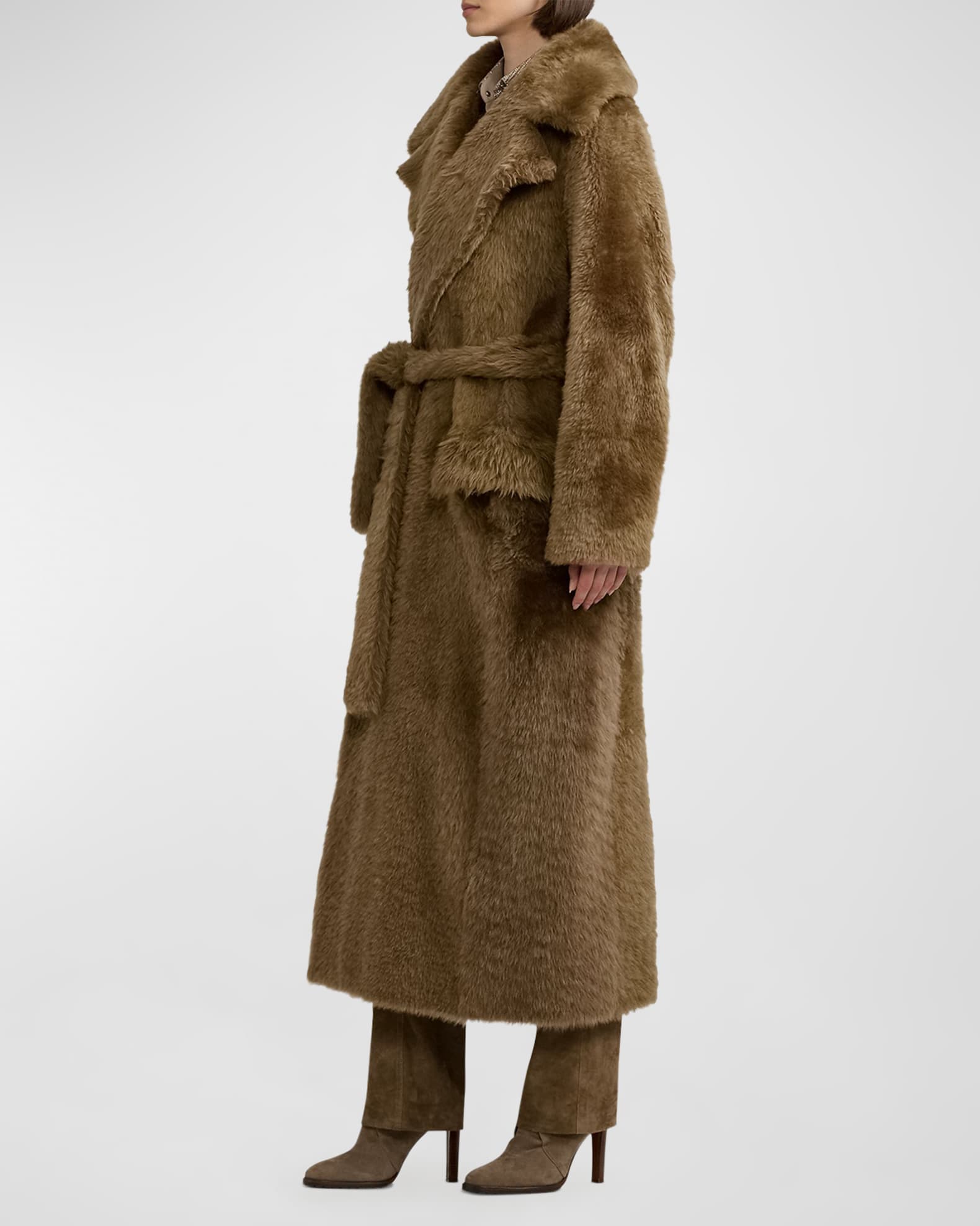 Ralph Lauren Collection Remi Merino Shearling Reversible Coat | Neiman ...