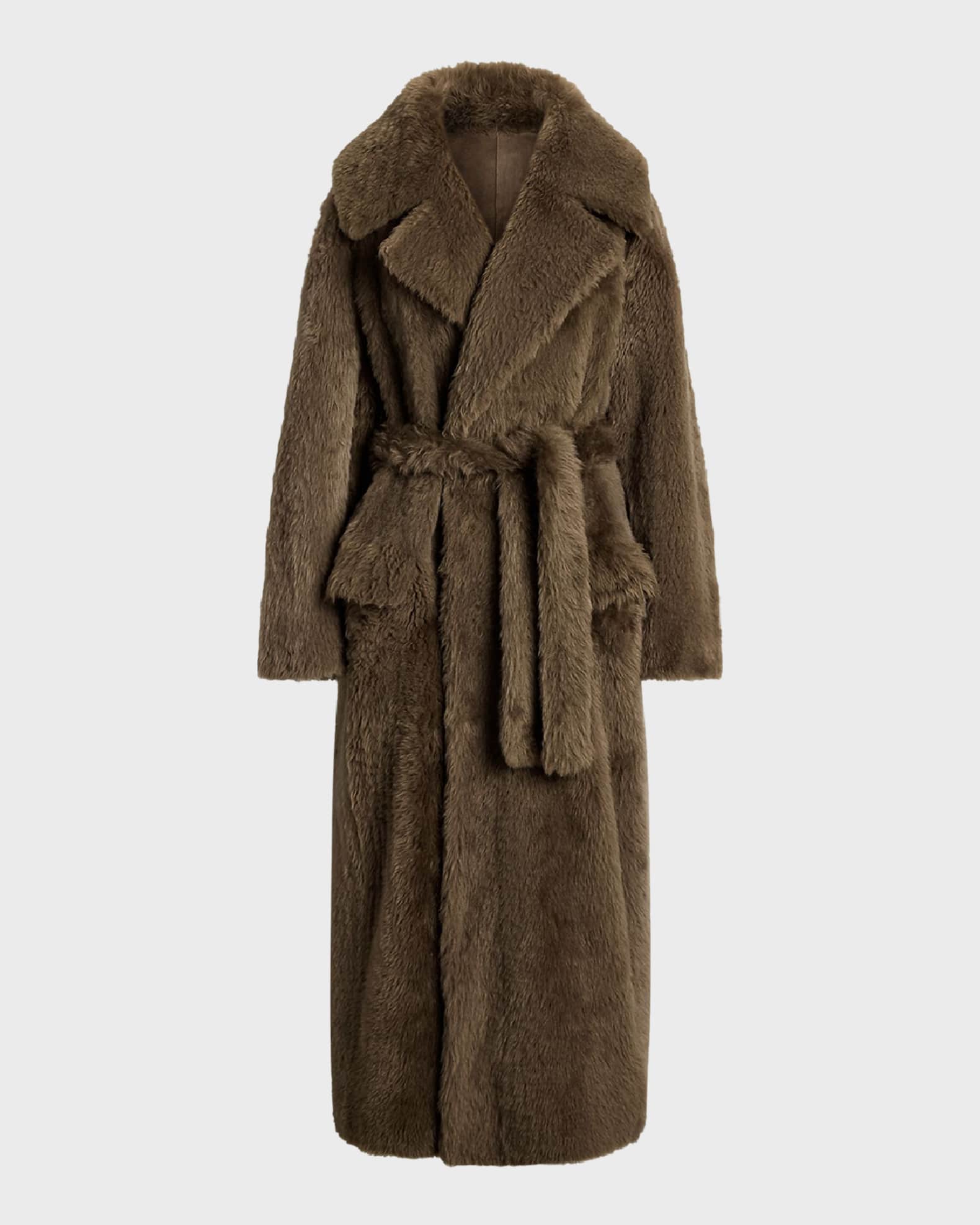 Ralph Lauren Collection Remi Merino Shearling Reversible Coat | Neiman ...