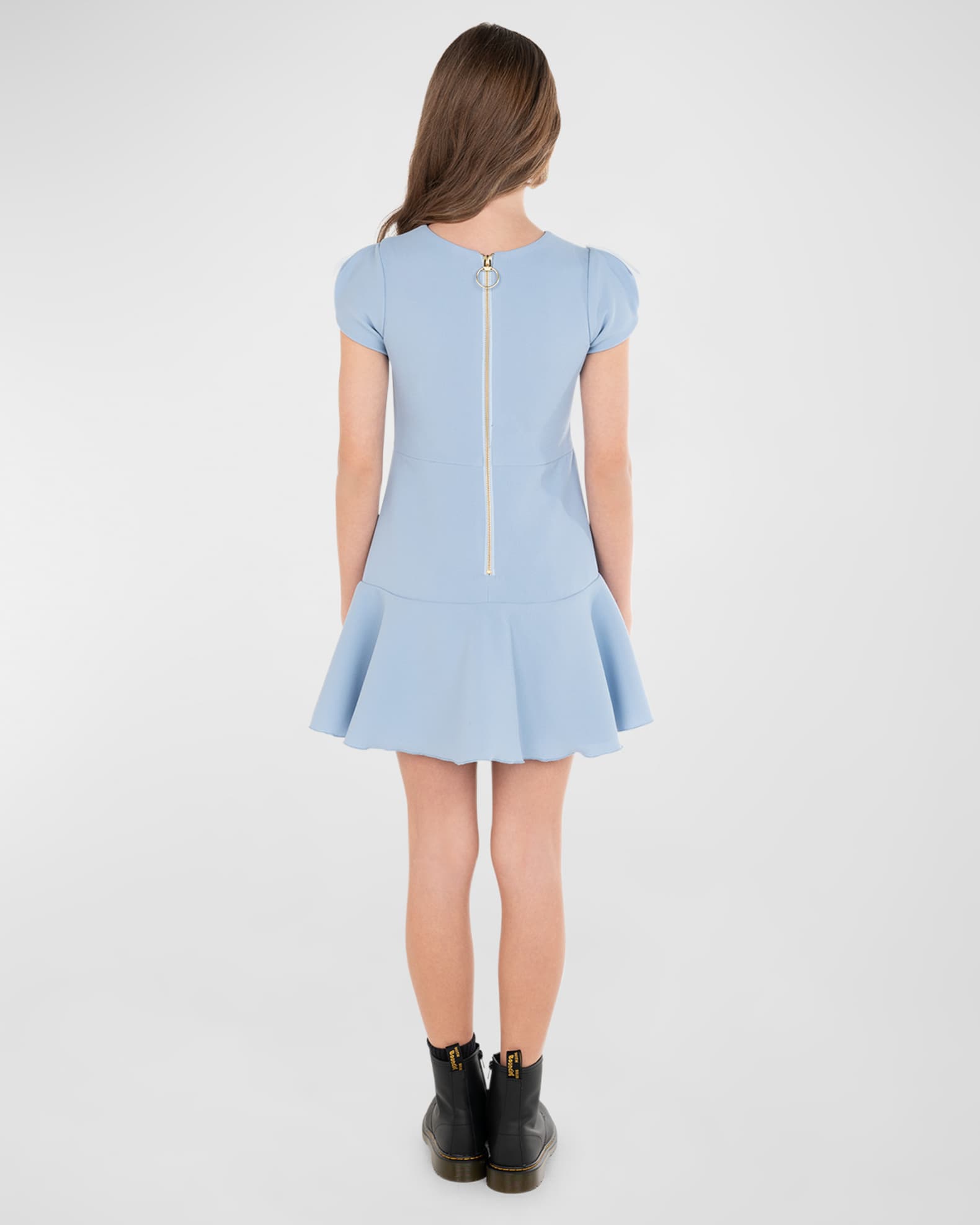 Zoe Girl's Mallory Dress W/ Flared Hem, Size 7-16 | Neiman Marcus