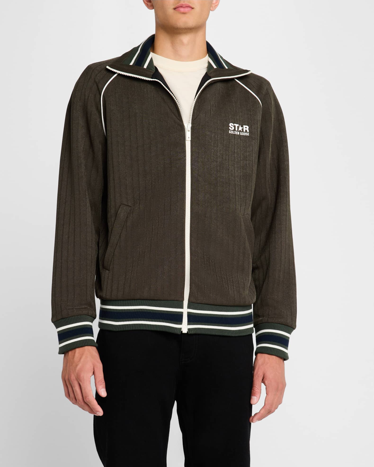 Golden Goose Men's Star MS Raglan Track Jacket | Neiman Marcus