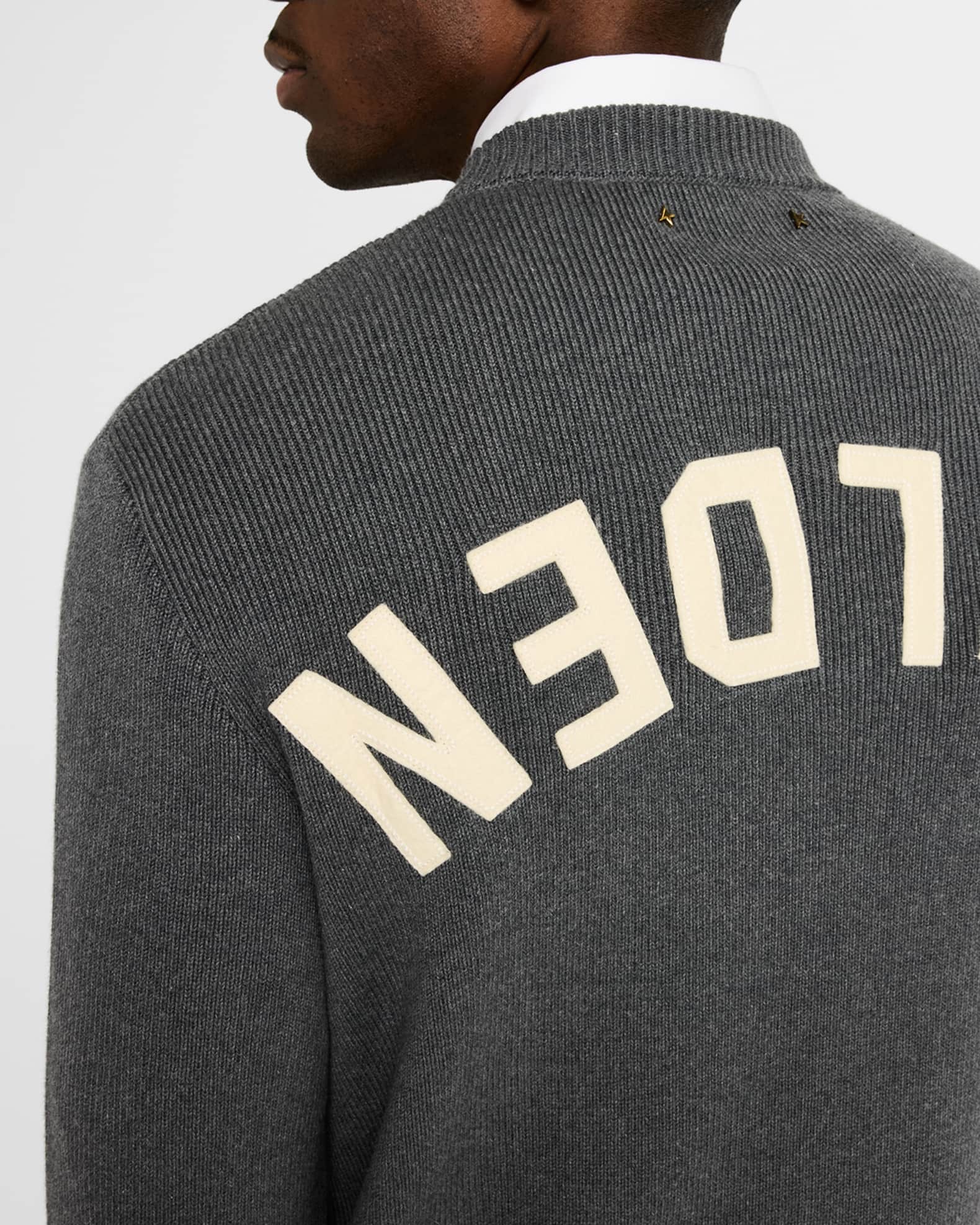 Golden Goose Men's Golden MS Regular Knit Crew Sweater | Neiman Marcus