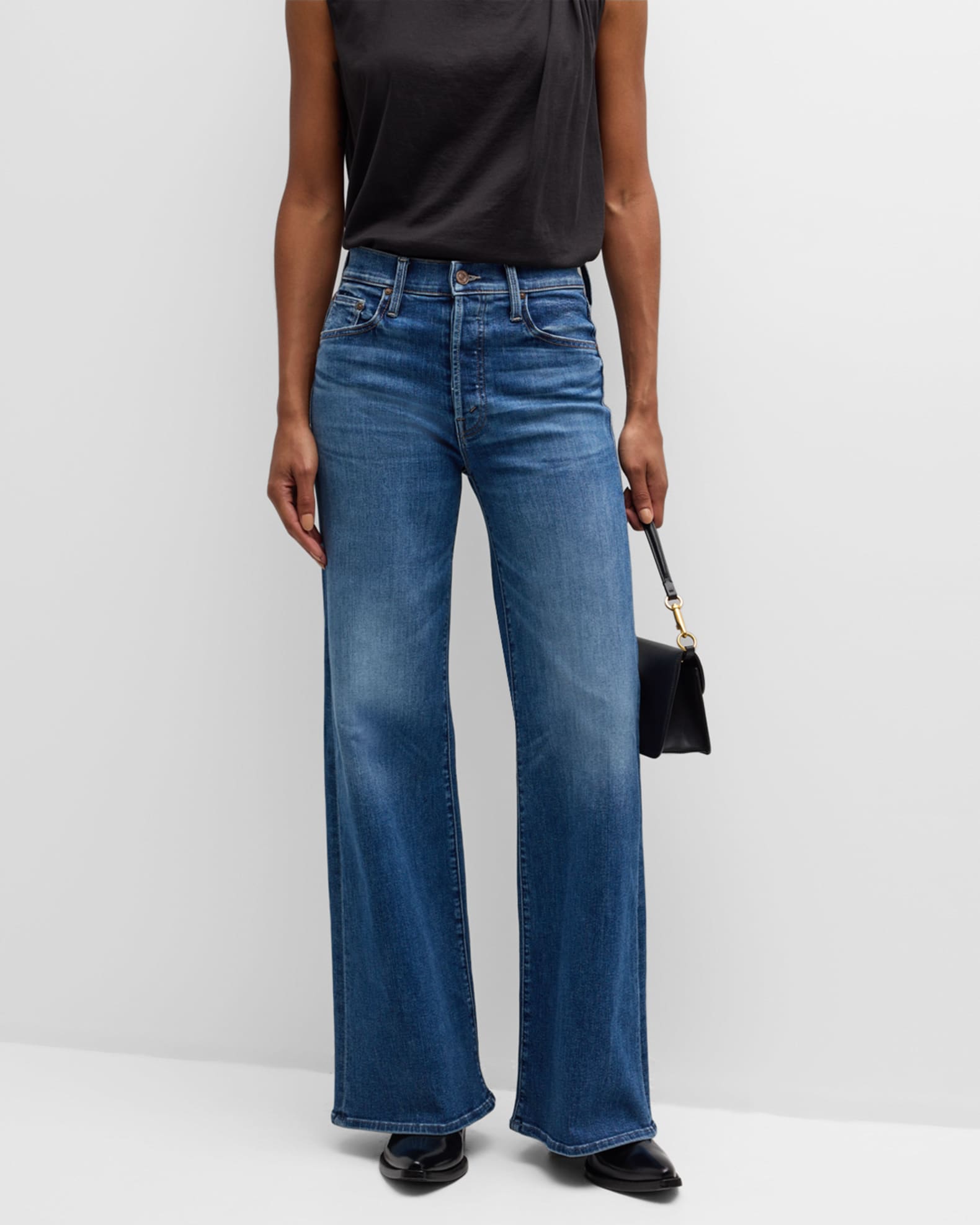 MOTHER The Tomcat Roller Sneak Jeans | Neiman Marcus