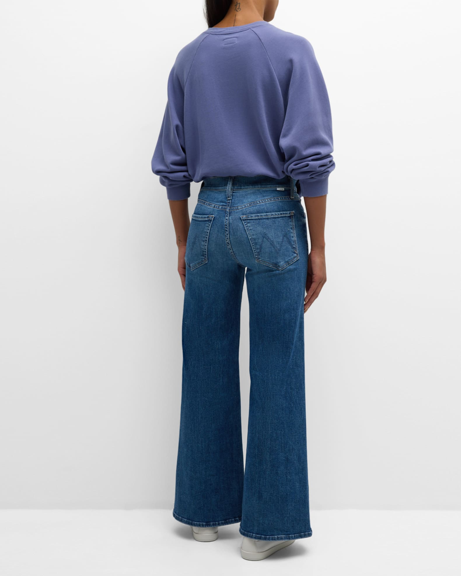 MOTHER Lil' Tomcat Roller Sneak Jeans | Neiman Marcus