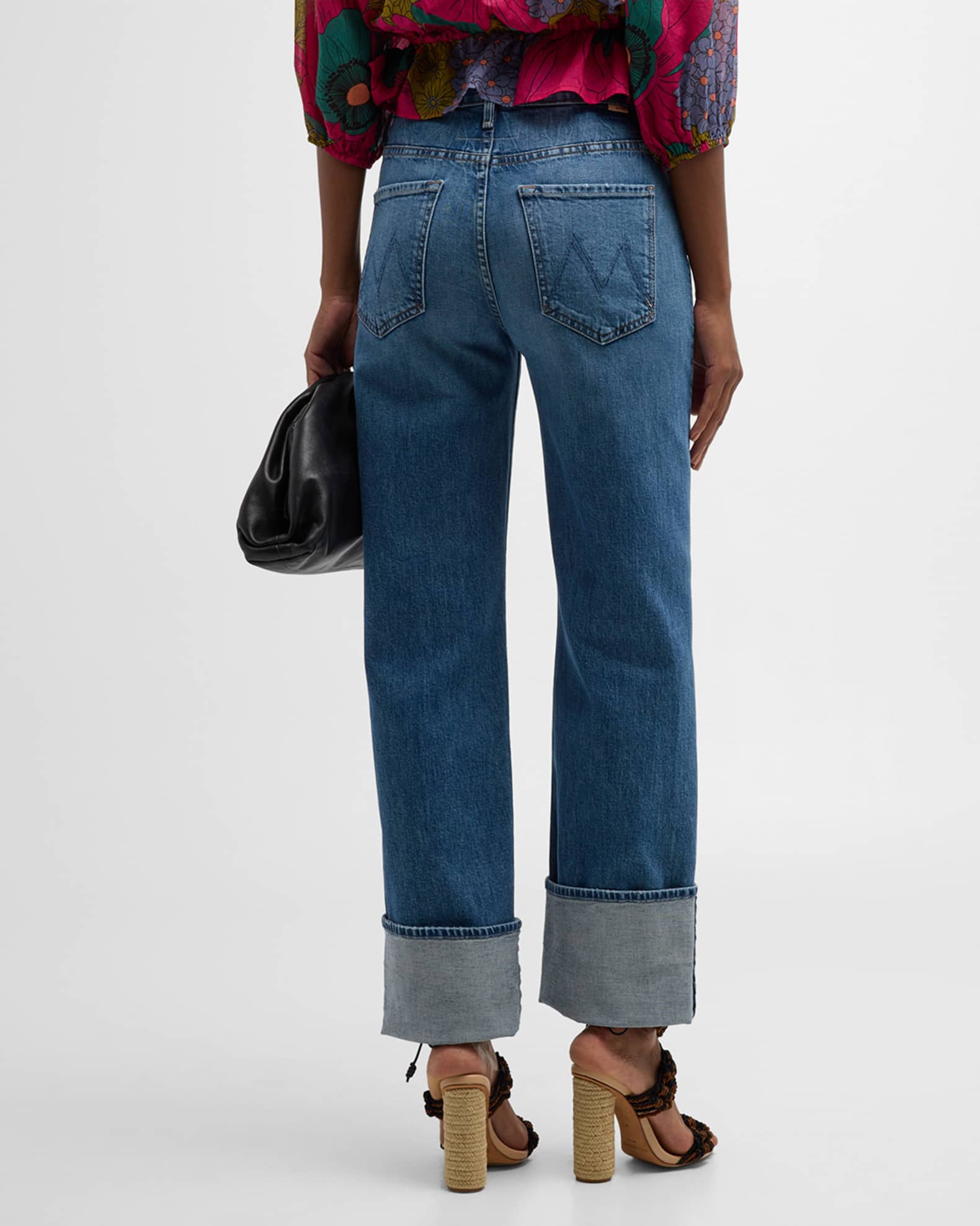 MOTHER The Dodger Skimp Cuff Jeans | Neiman Marcus