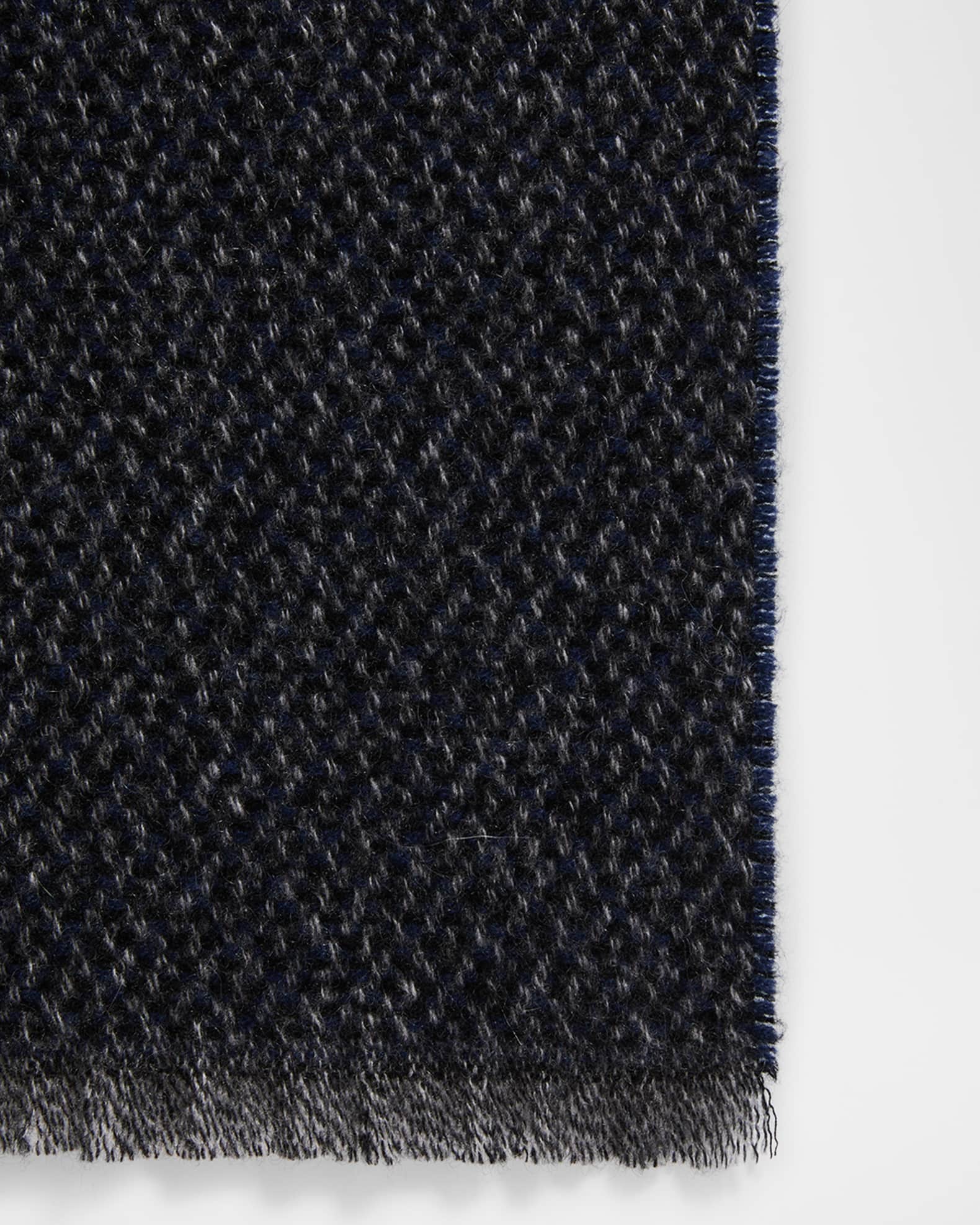 Neiman Marcus Men's Textured Cashmere Scarf | Neiman Marcus