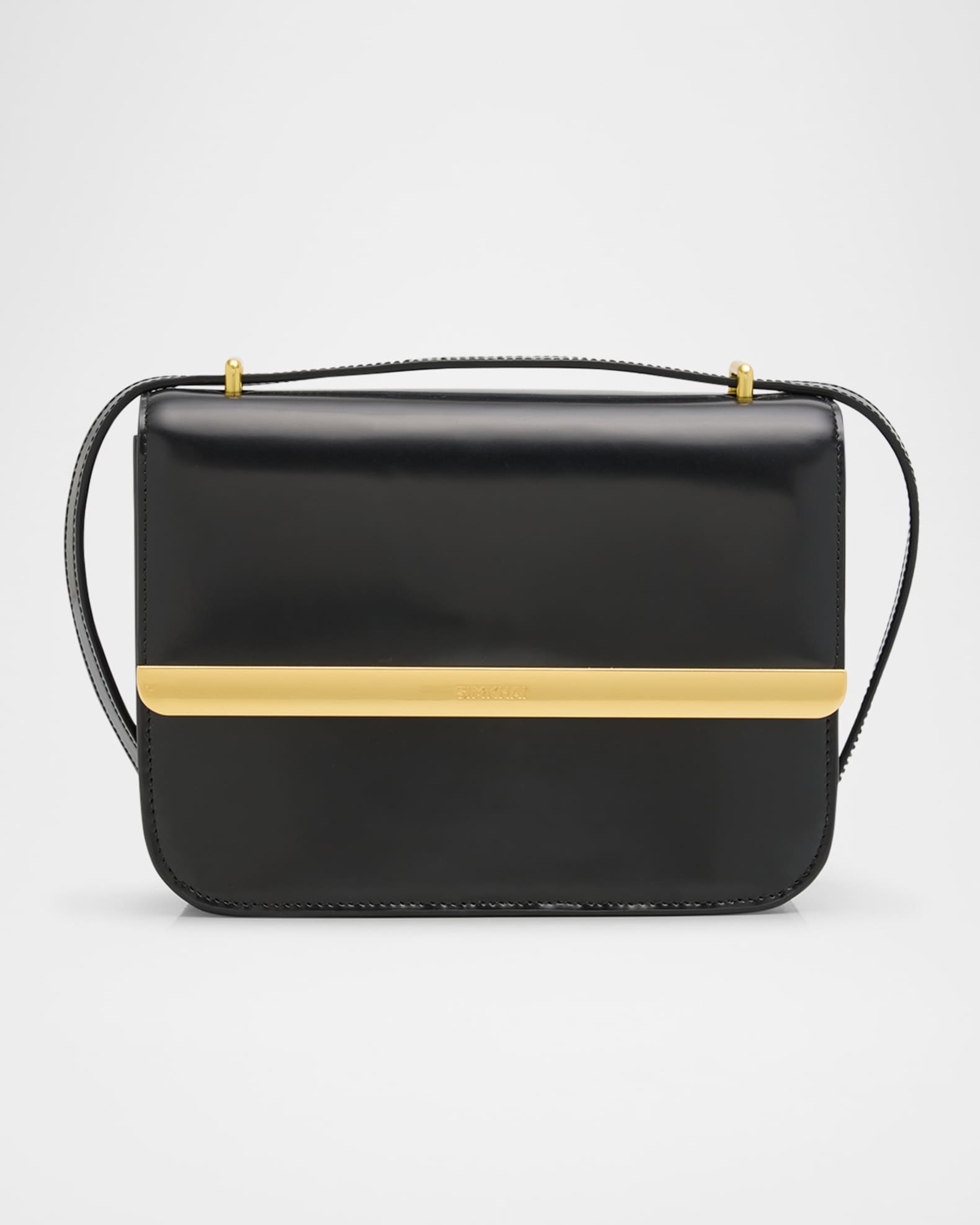 SIMKHAI Remy Flap Leather Crossbody Bag | Neiman Marcus