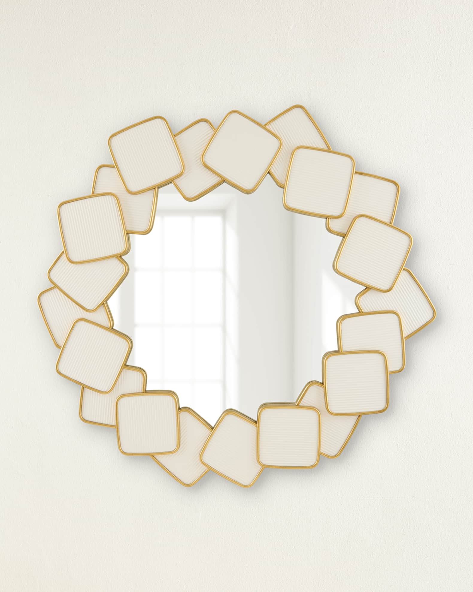 John-Richard Collection Overlap Mirror | Neiman Marcus