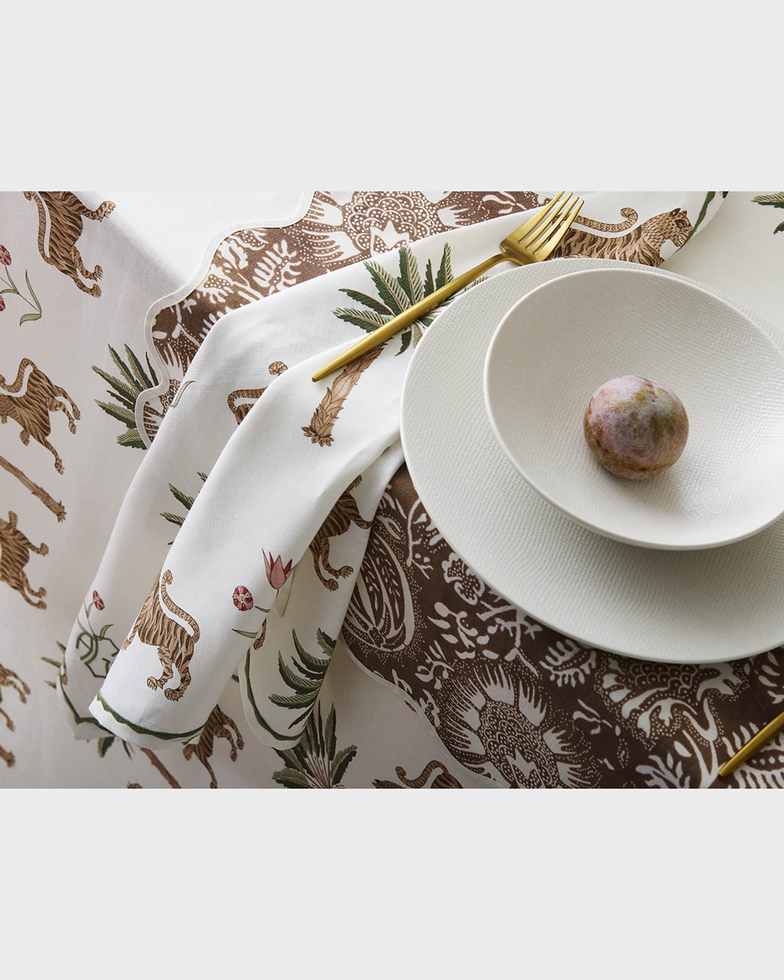 Tiger Palm Table Linens Collection | Neiman Marcus