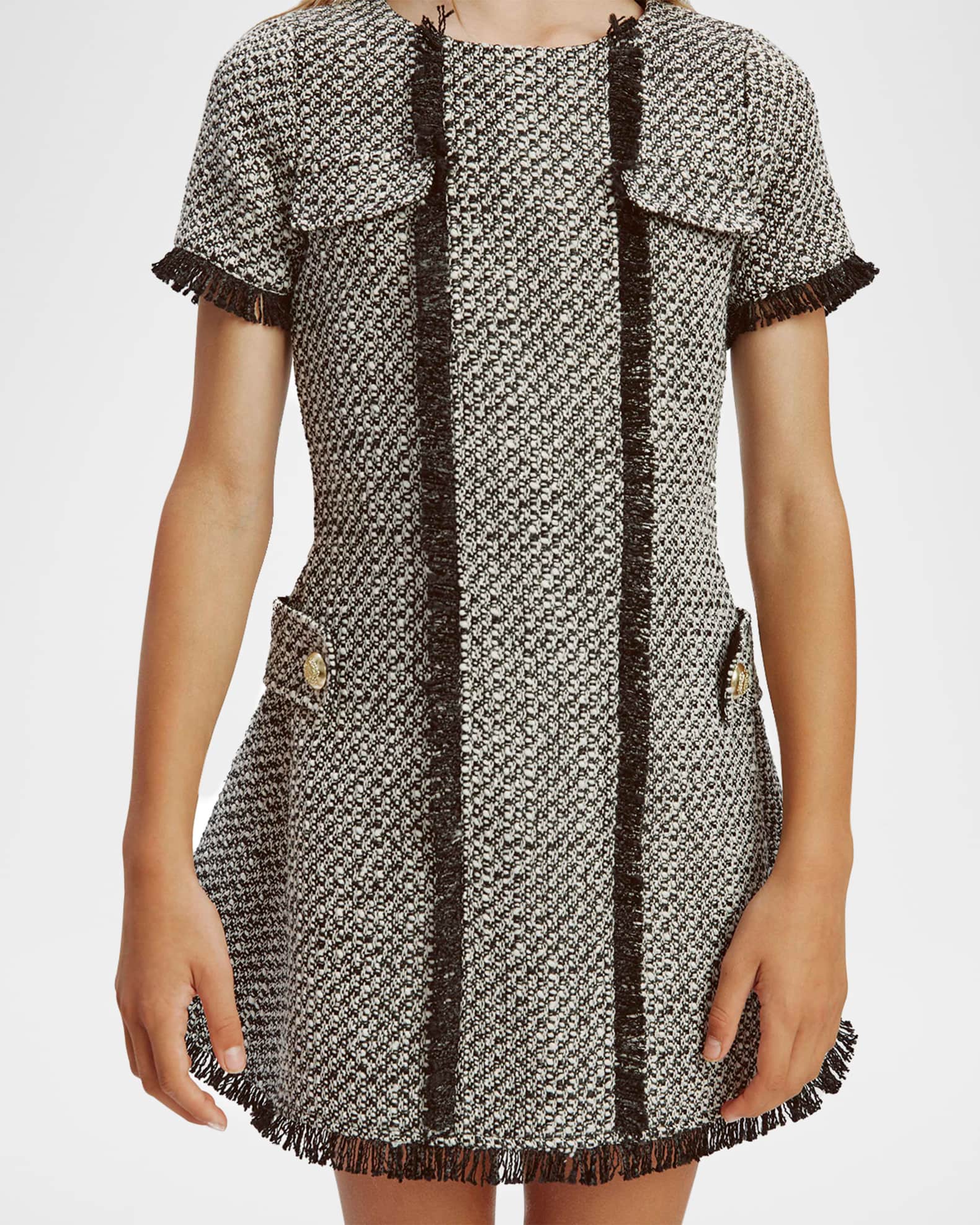 Bardot Junior Girl's Sutton Boucle Dress, Size 7-14 | Neiman Marcus