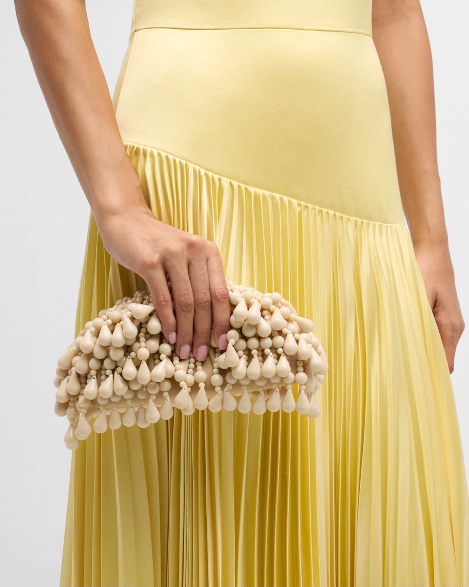 Cult Gaia Jaala Nano Beaded Clutch Bag | Neiman Marcus