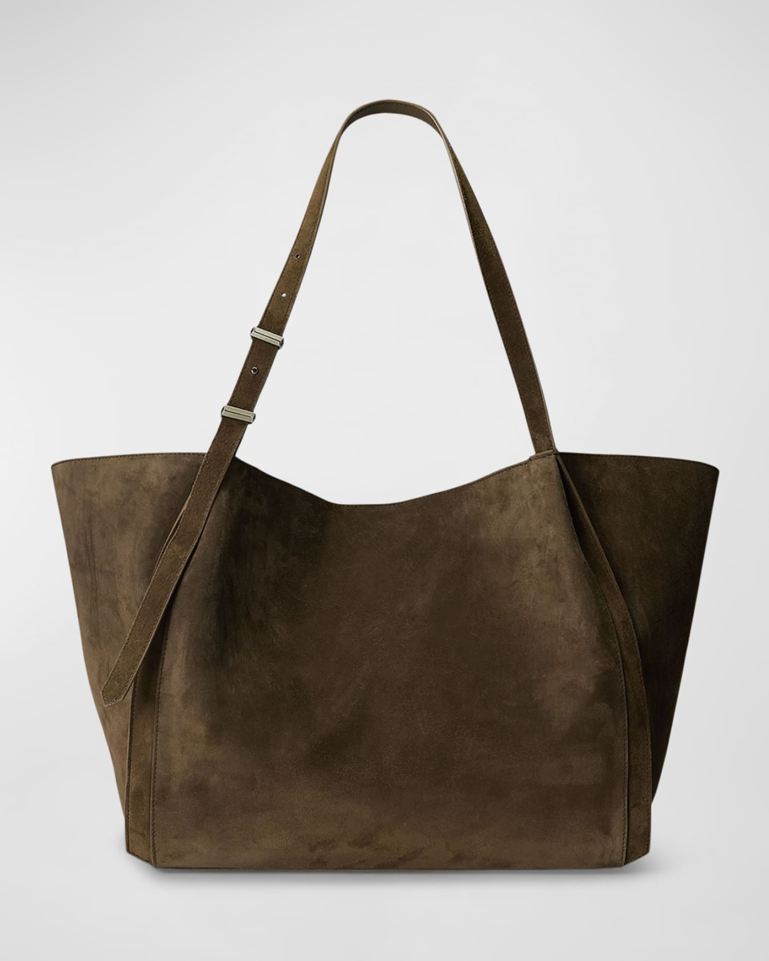 Ralph Lauren Collection RL 888 Calf-Suede Tote | Neiman Marcus