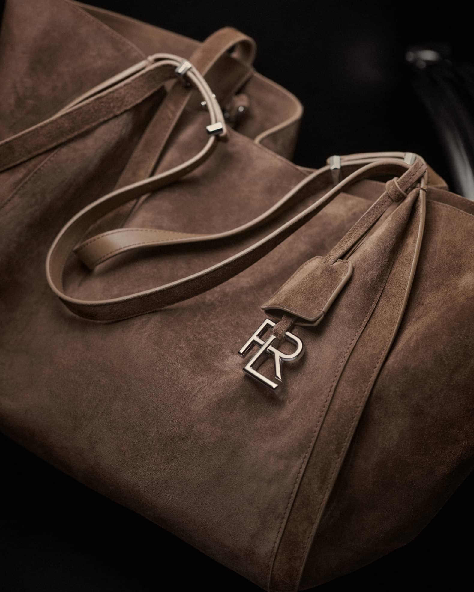 Ralph Lauren Collection RL 888 Calf-Suede Tote | Neiman Marcus