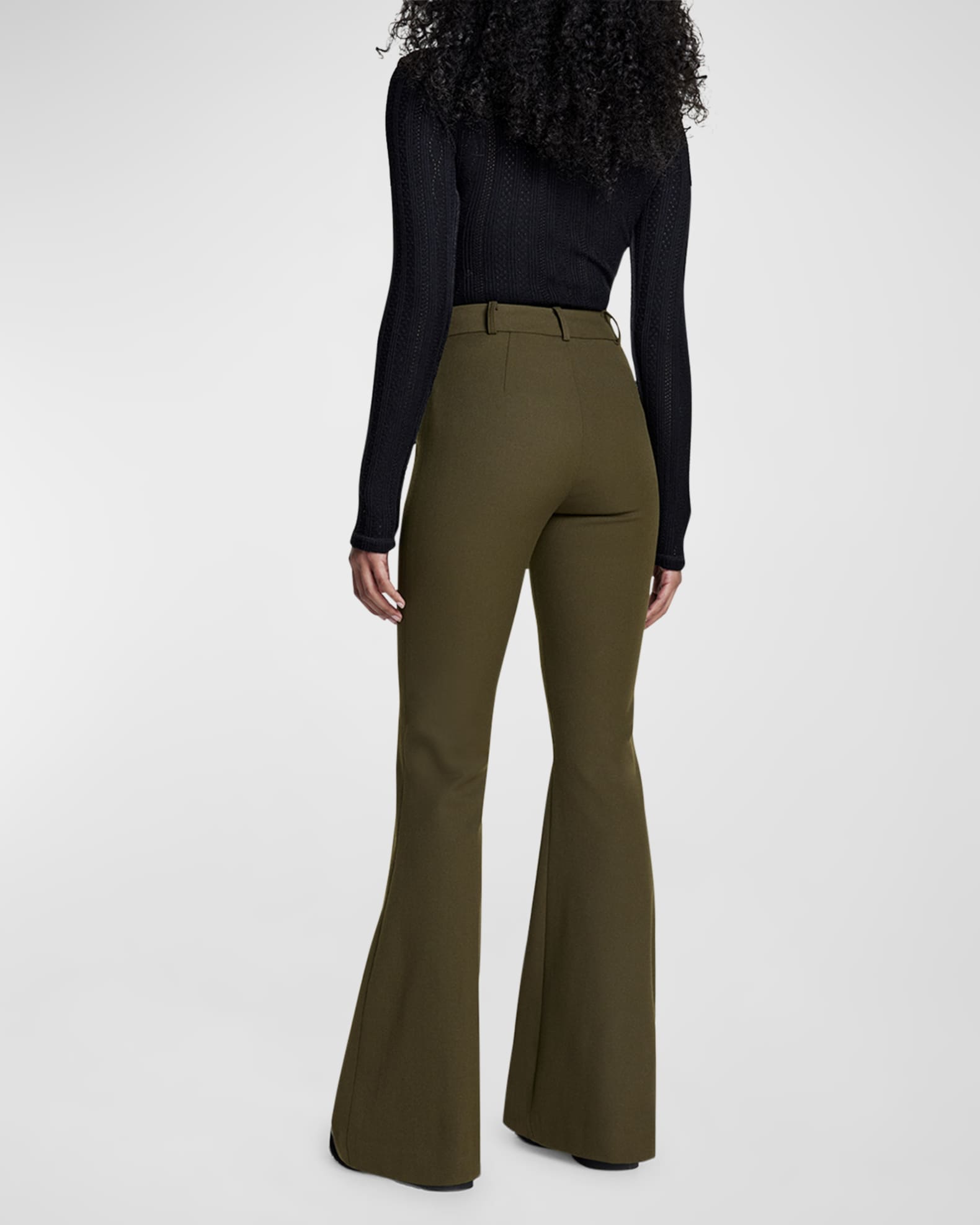 Smythe Stretch Bootcut Pants | Neiman Marcus