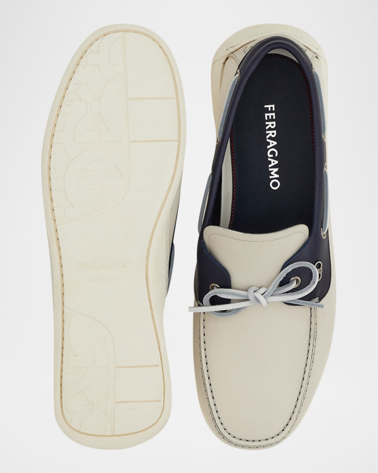 Ferragamo Men's Bahia Boat Shoes | Neiman Marcus