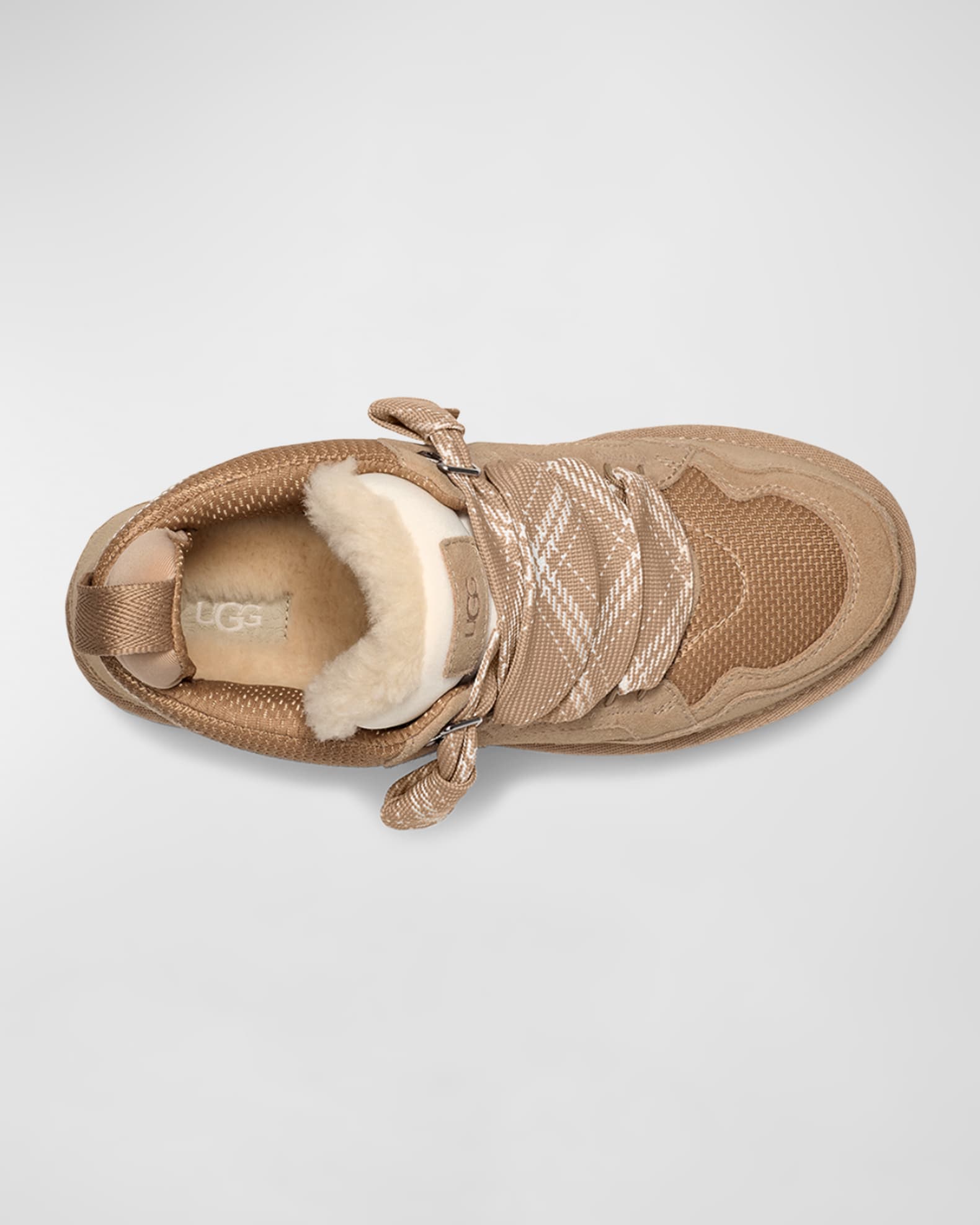 UGG Lowmel Suede Lace-Up Sneakers | Neiman Marcus