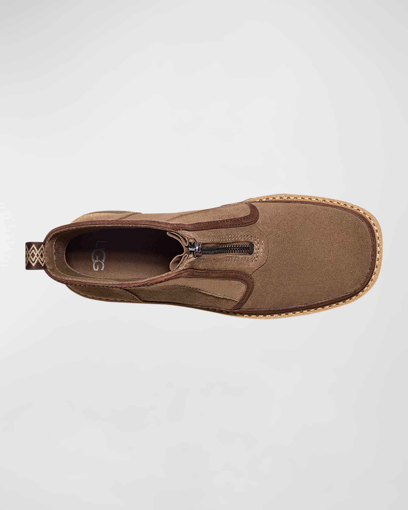 UGG Cityfunc Suede Zip Flatform Booties | Neiman Marcus