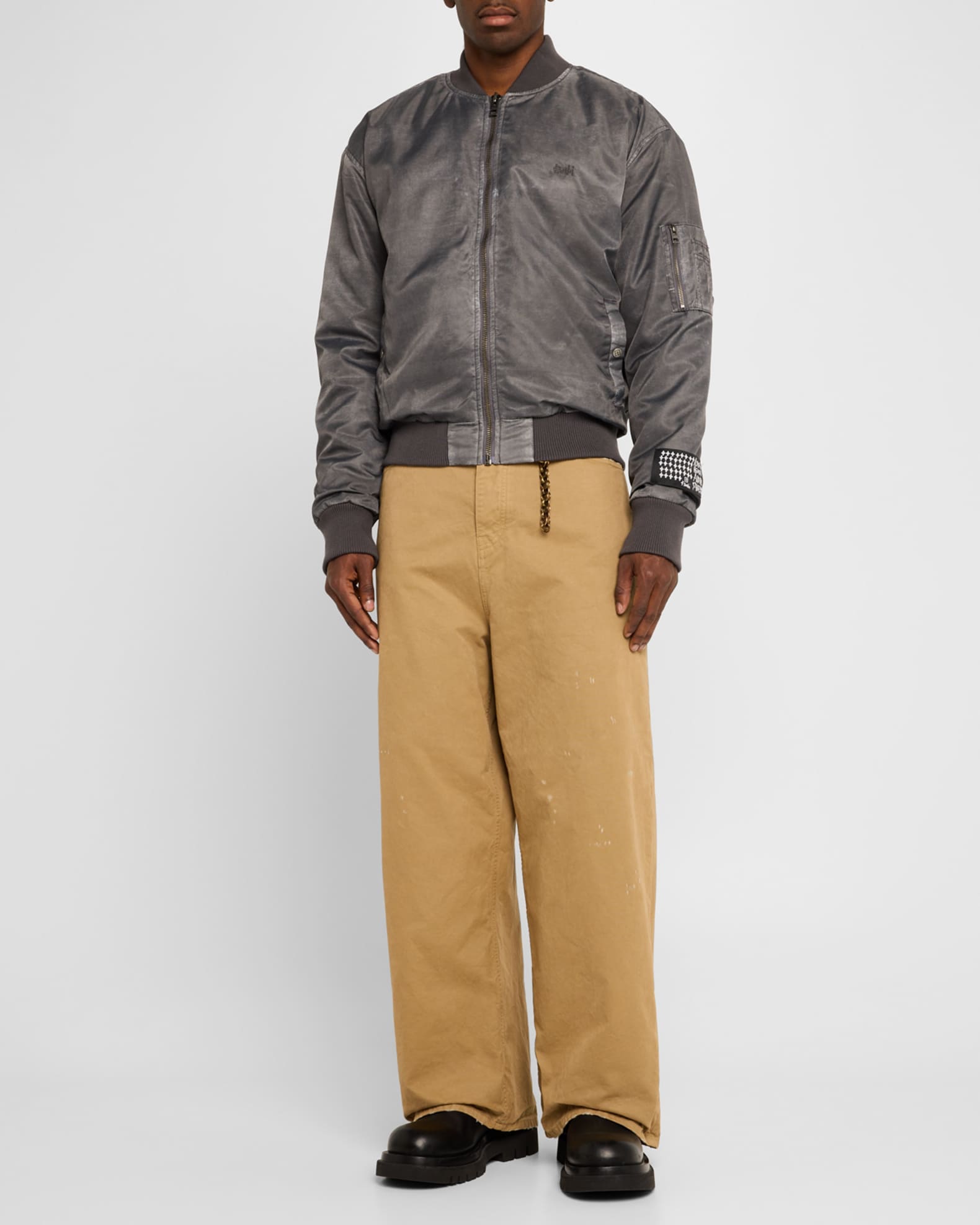 DARKPARK Men's Ray Canvas Oversized Pants | Neiman Marcus