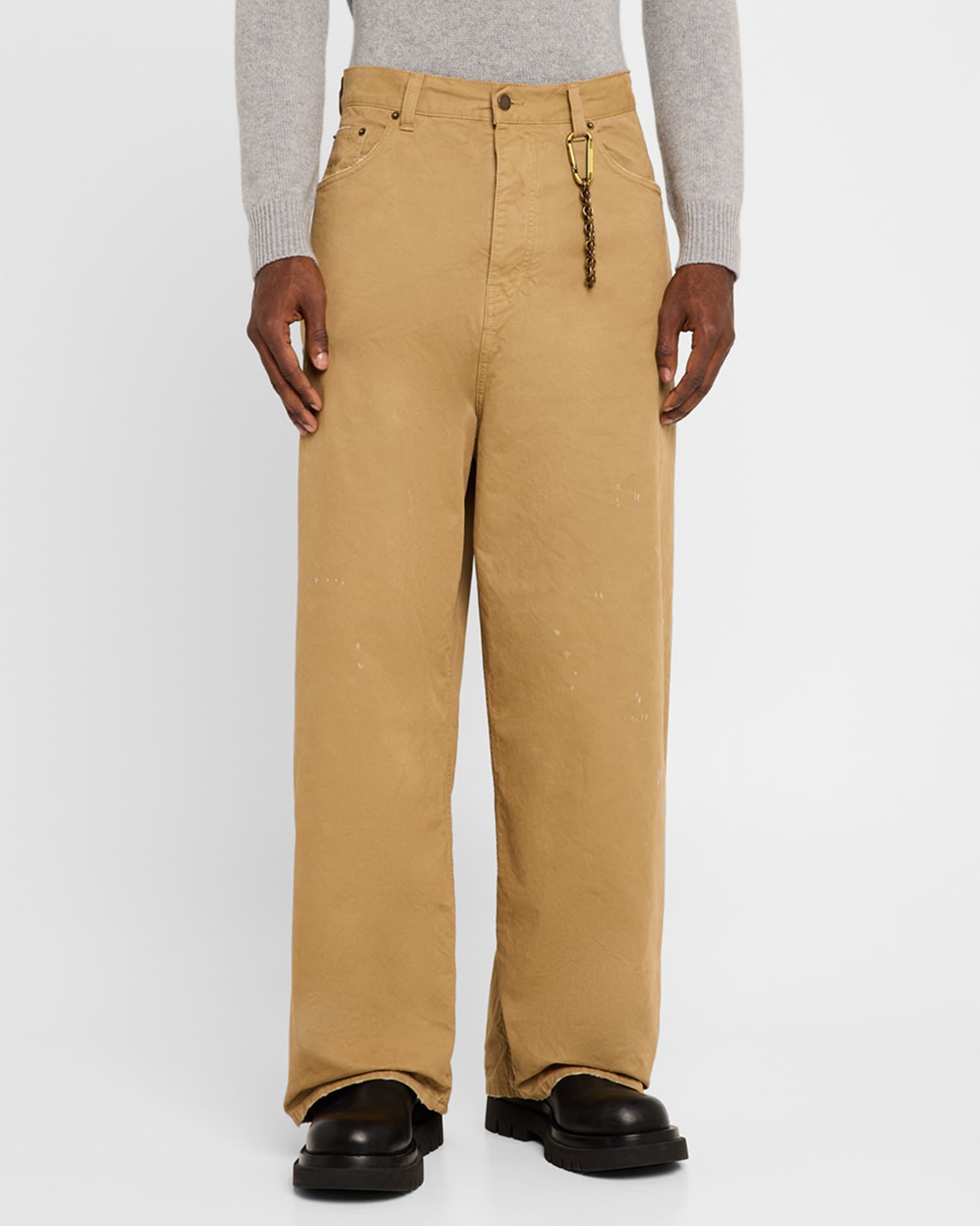 DARKPARK Men's Ray Canvas Oversized Pants | Neiman Marcus