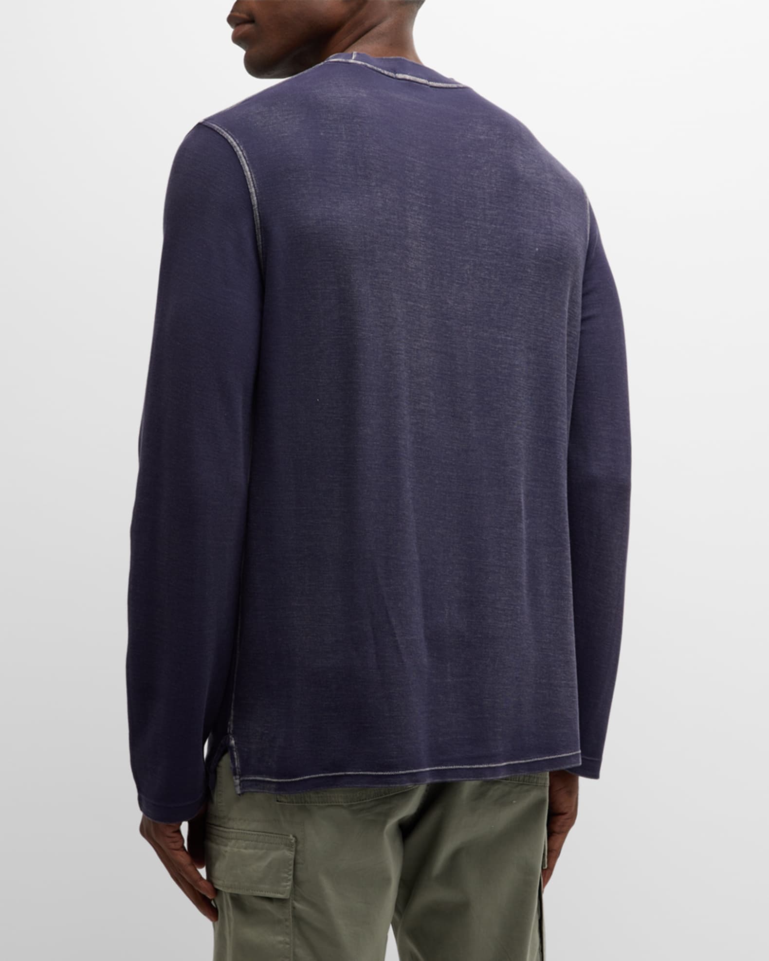 ATM Anthony Thomas Melillo Men's Washed Pique Sweatshirt | Neiman Marcus
