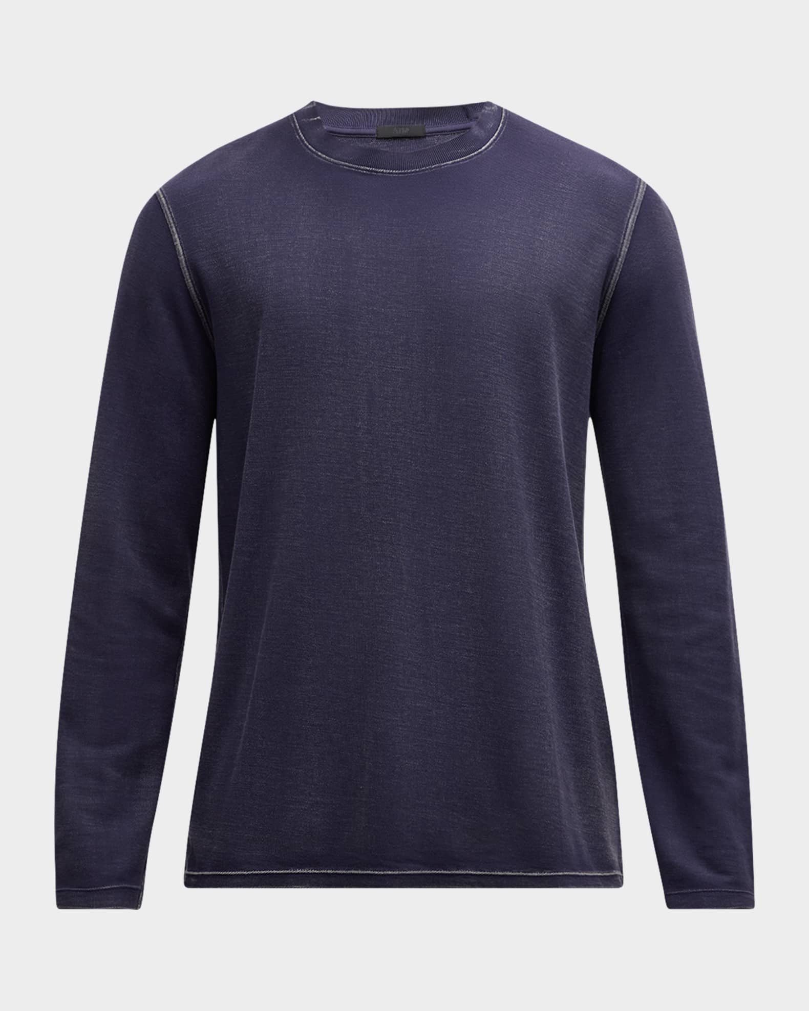 ATM Anthony Thomas Melillo Men's Washed Pique Sweatshirt | Neiman Marcus