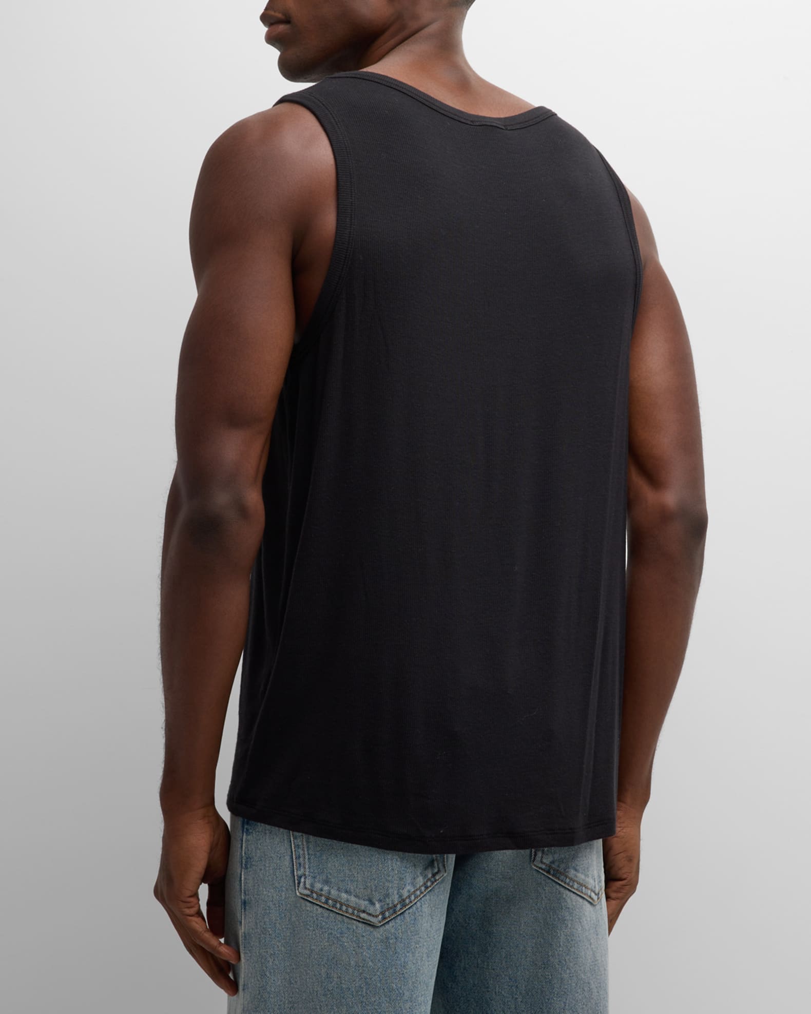ATM Anthony Thomas Melillo Men's Modal Rib Tank Top | Neiman Marcus