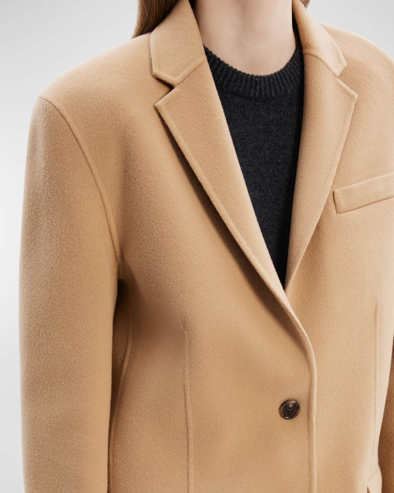 Theory Double-Face Oversized Tailor Jacket | Neiman Marcus