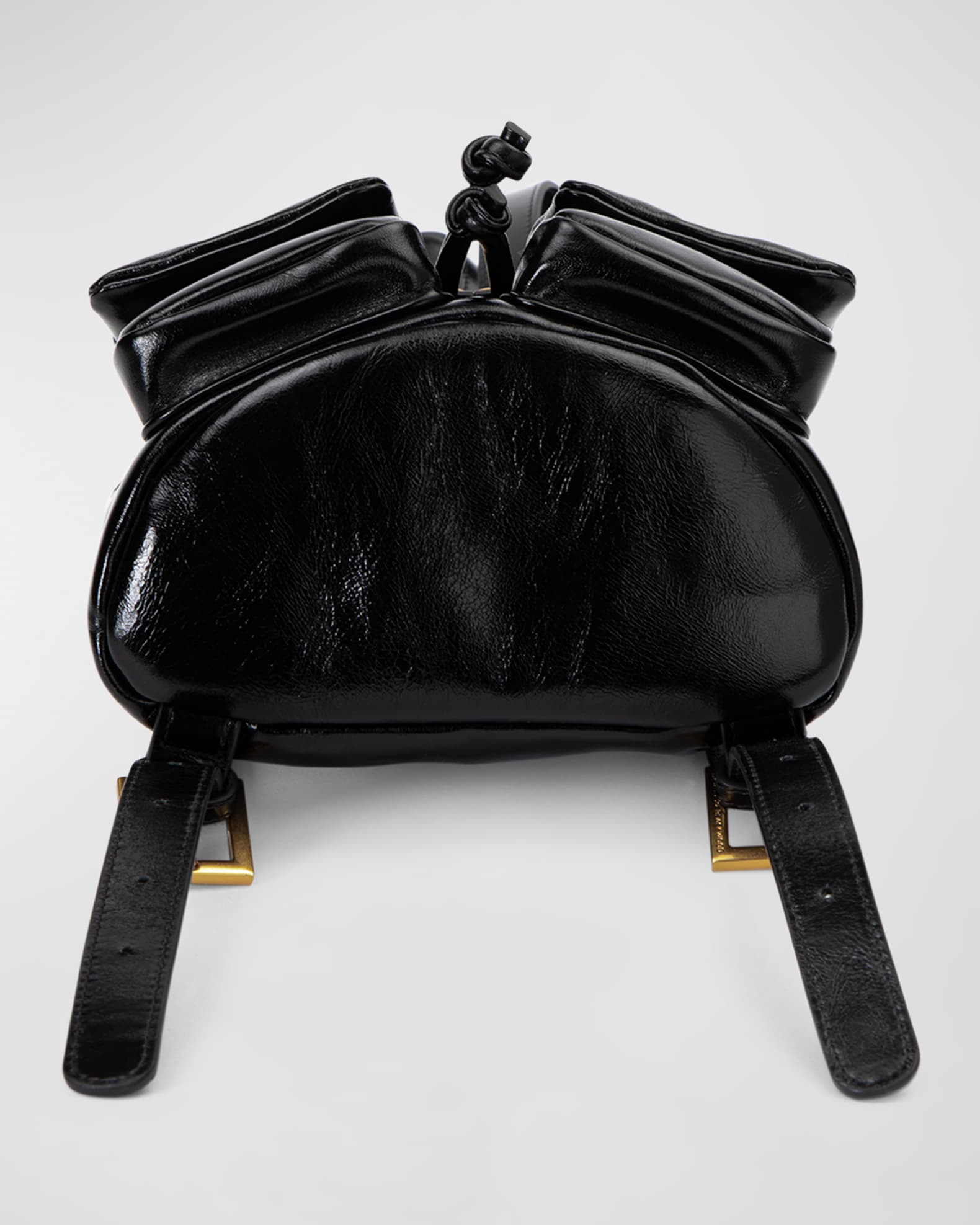 Brandon Blackwood Avi Drawstring Padded Leather Backpack | Neiman Marcus